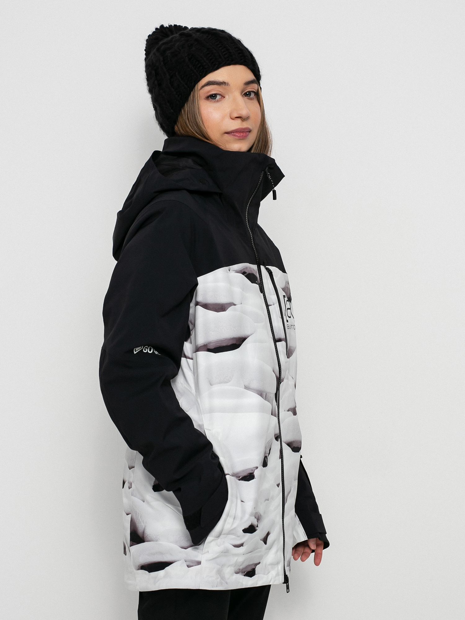 Burton Ak Gore Tex 2L Embark Snowboard jacket Wmn (true black/powder ...