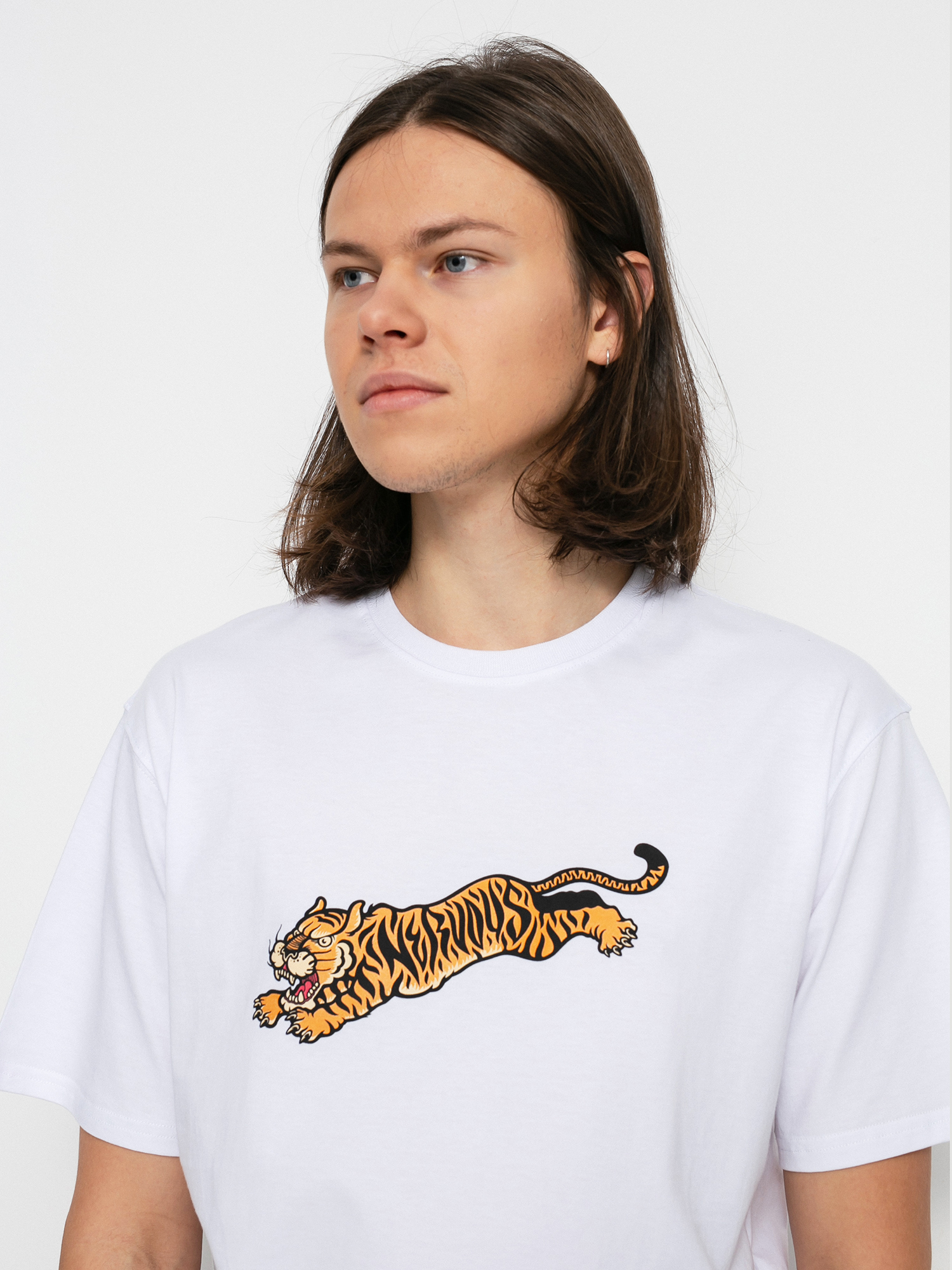 Nervous Tiger T-shirt (white)