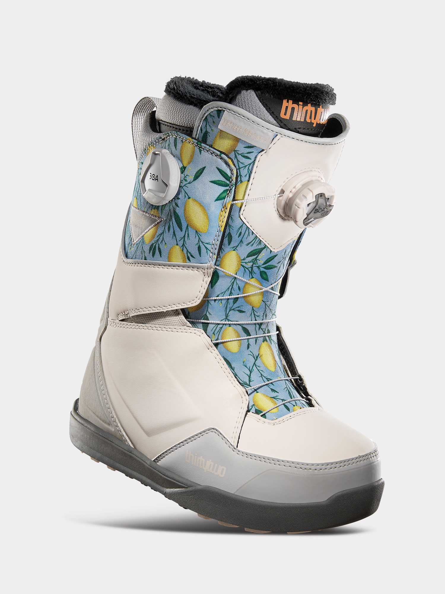 ThirtyTwo Lashed Double Boa Melancon Snowboard boots Wmn - grey (grey/pink)