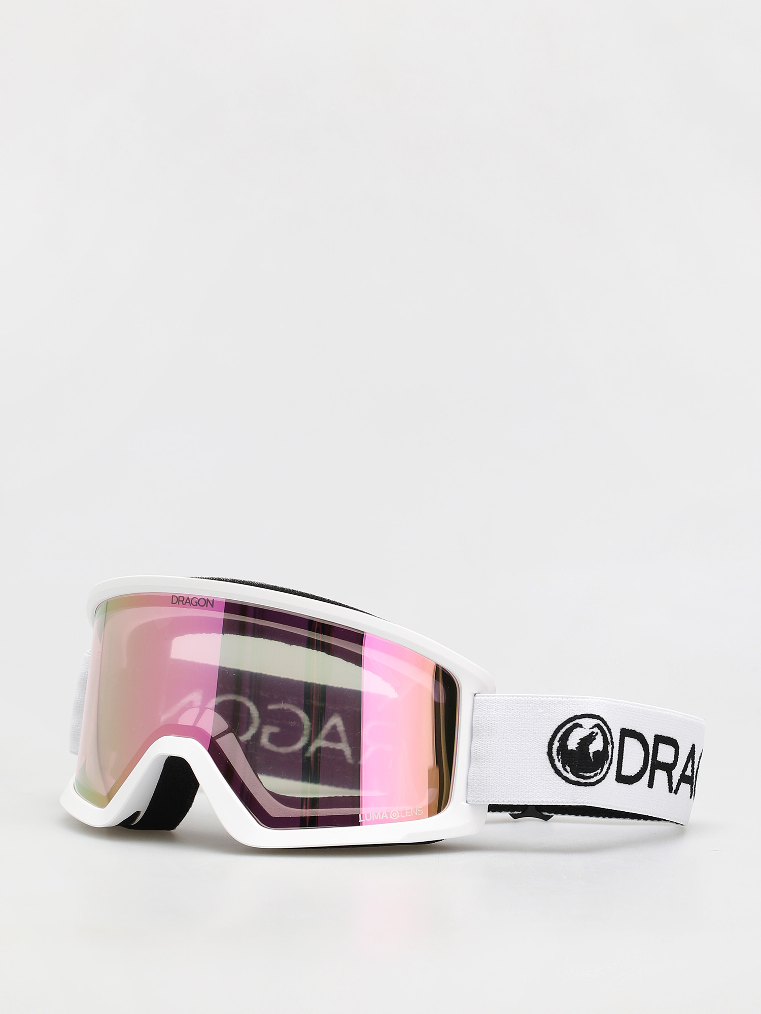 Dragon DX3 OTG Goggle - Weiß (white/lumalens pink ion/lumalens amber)