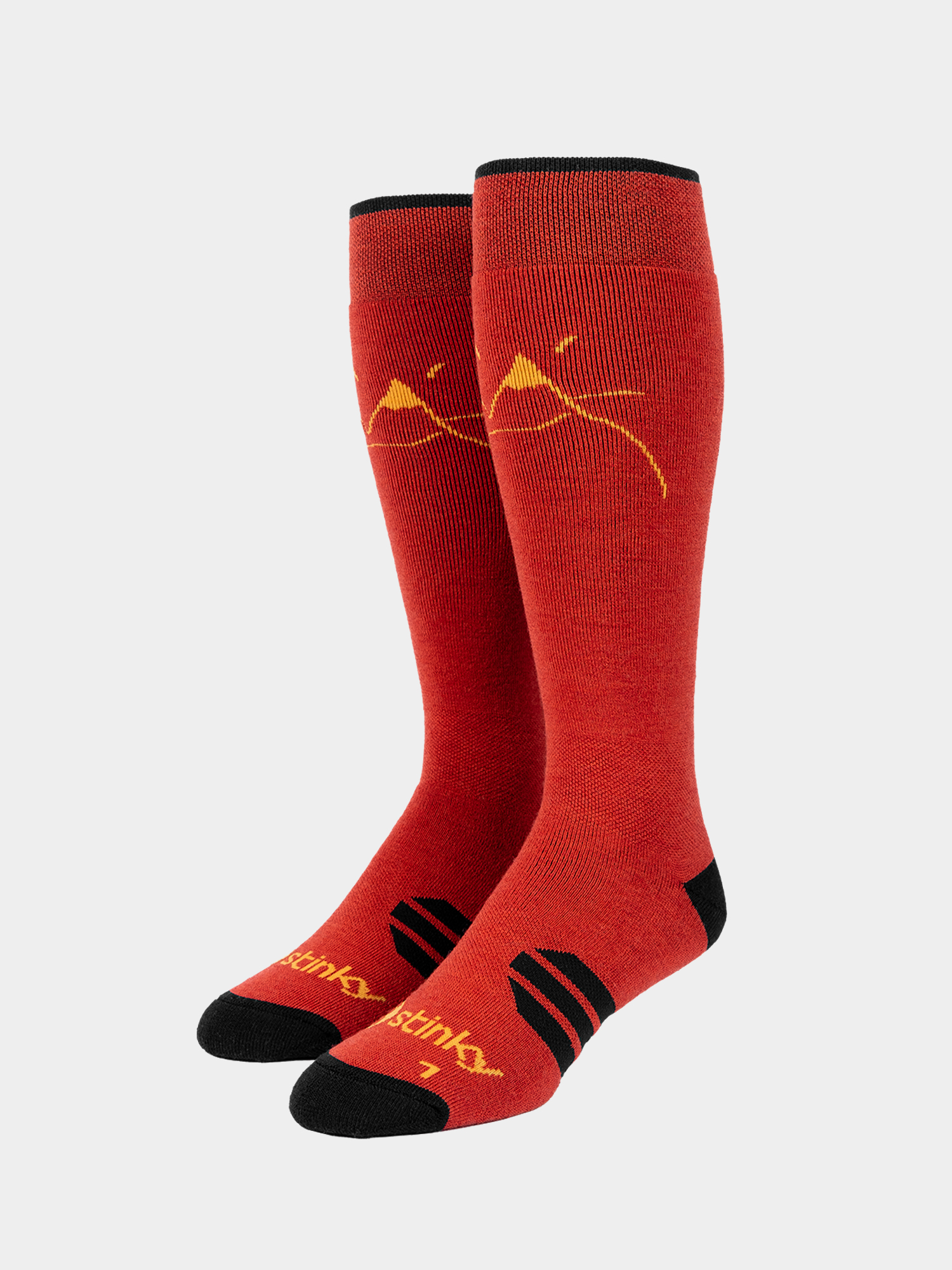 Stinky Socks Summit Socks - red (burgundy)