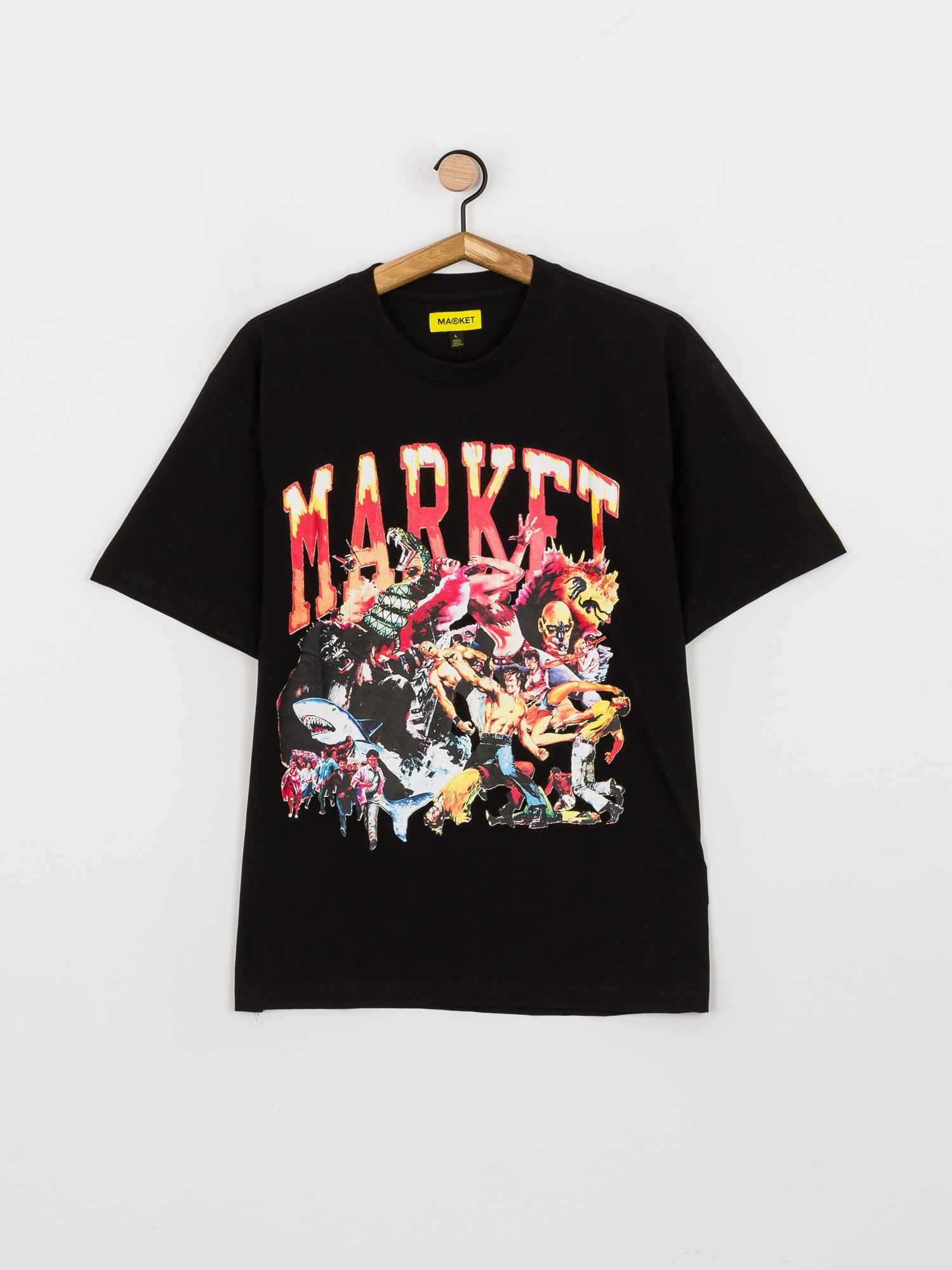 Chinatown Market Arc Animal Mosh Pit T-shirt (black)