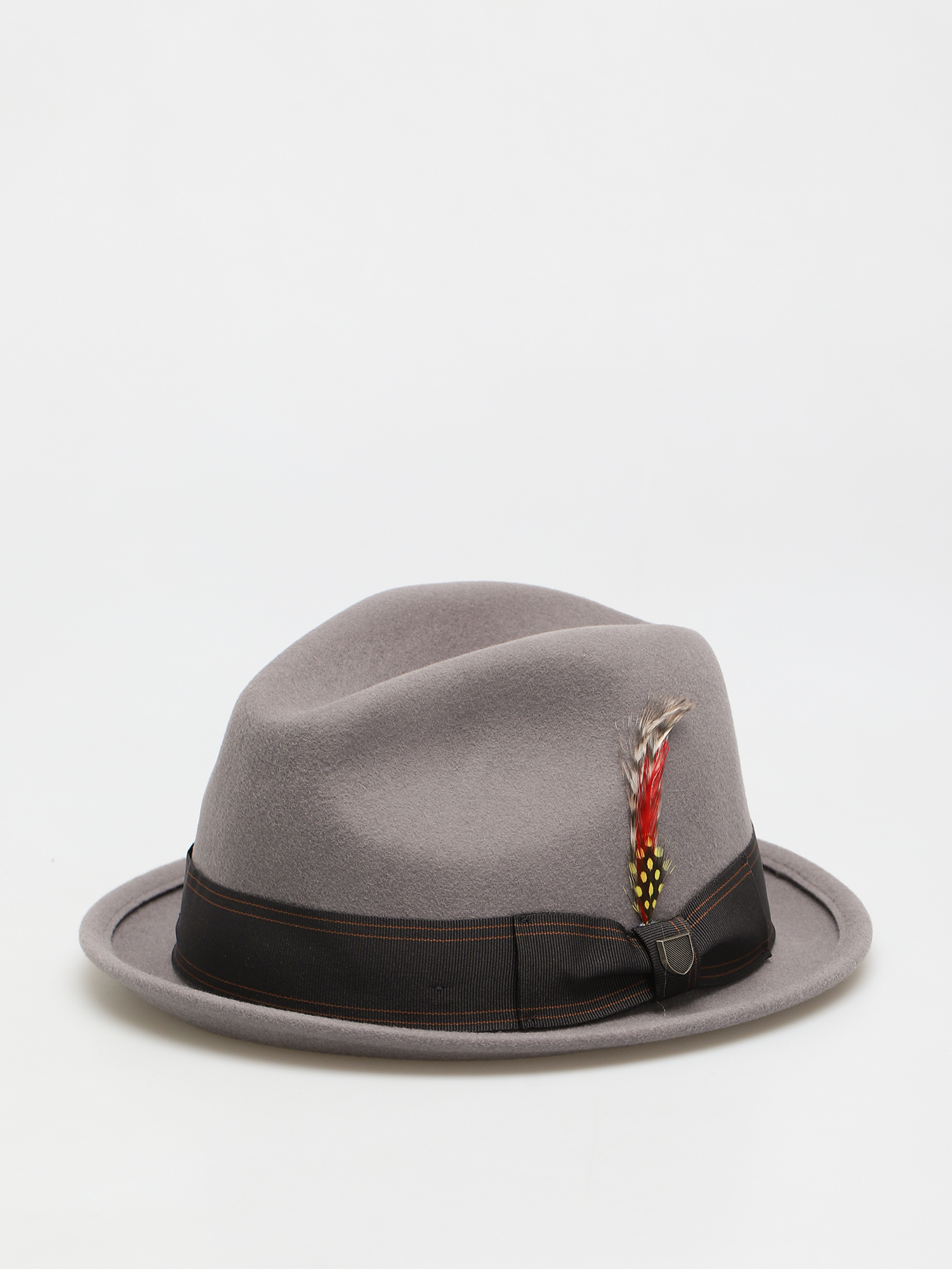 Brixton Gain Fedora Hat (grey/washed black)