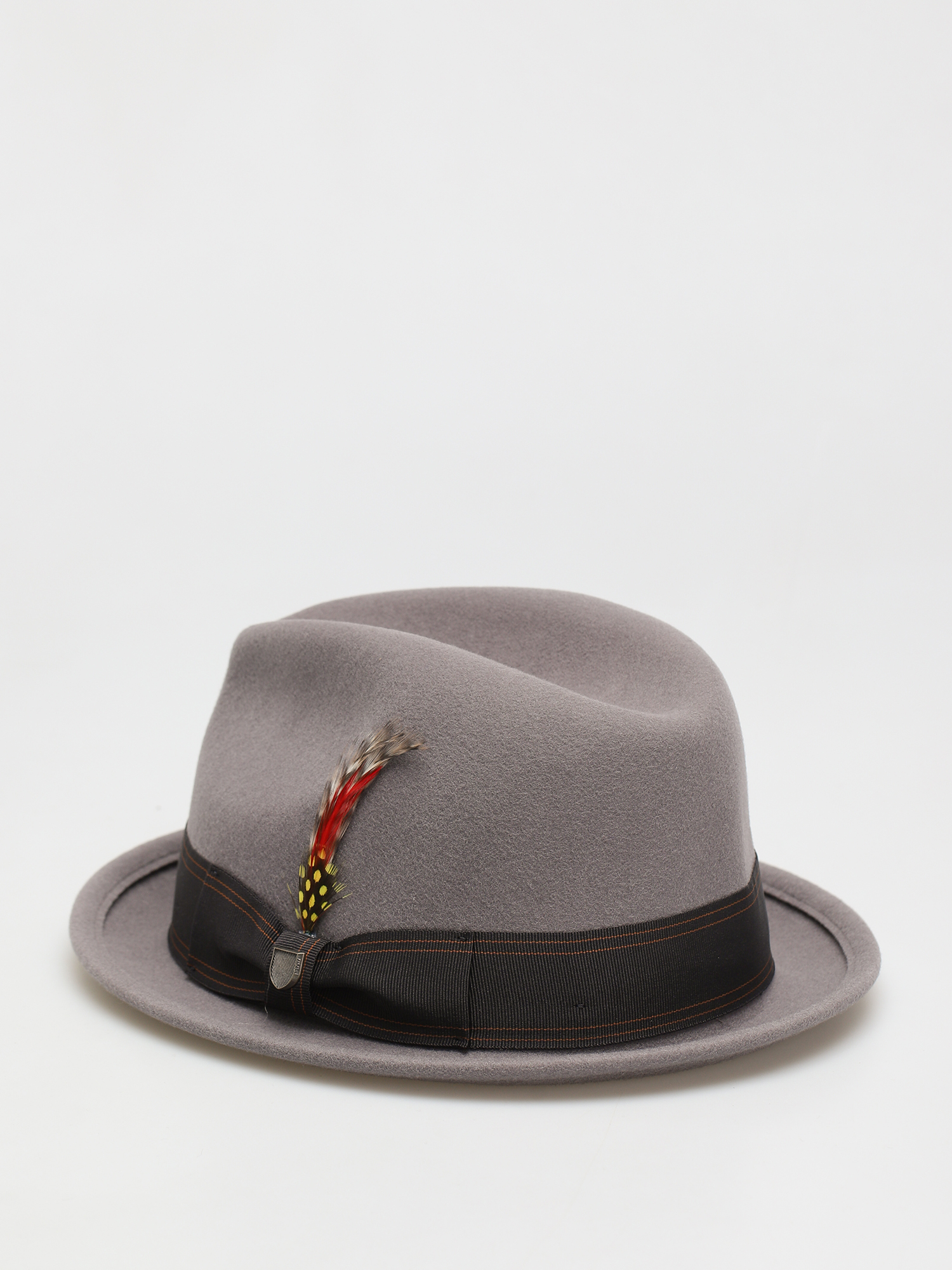 Brixton Gain Fedora Hat - grey (grey/washed black)