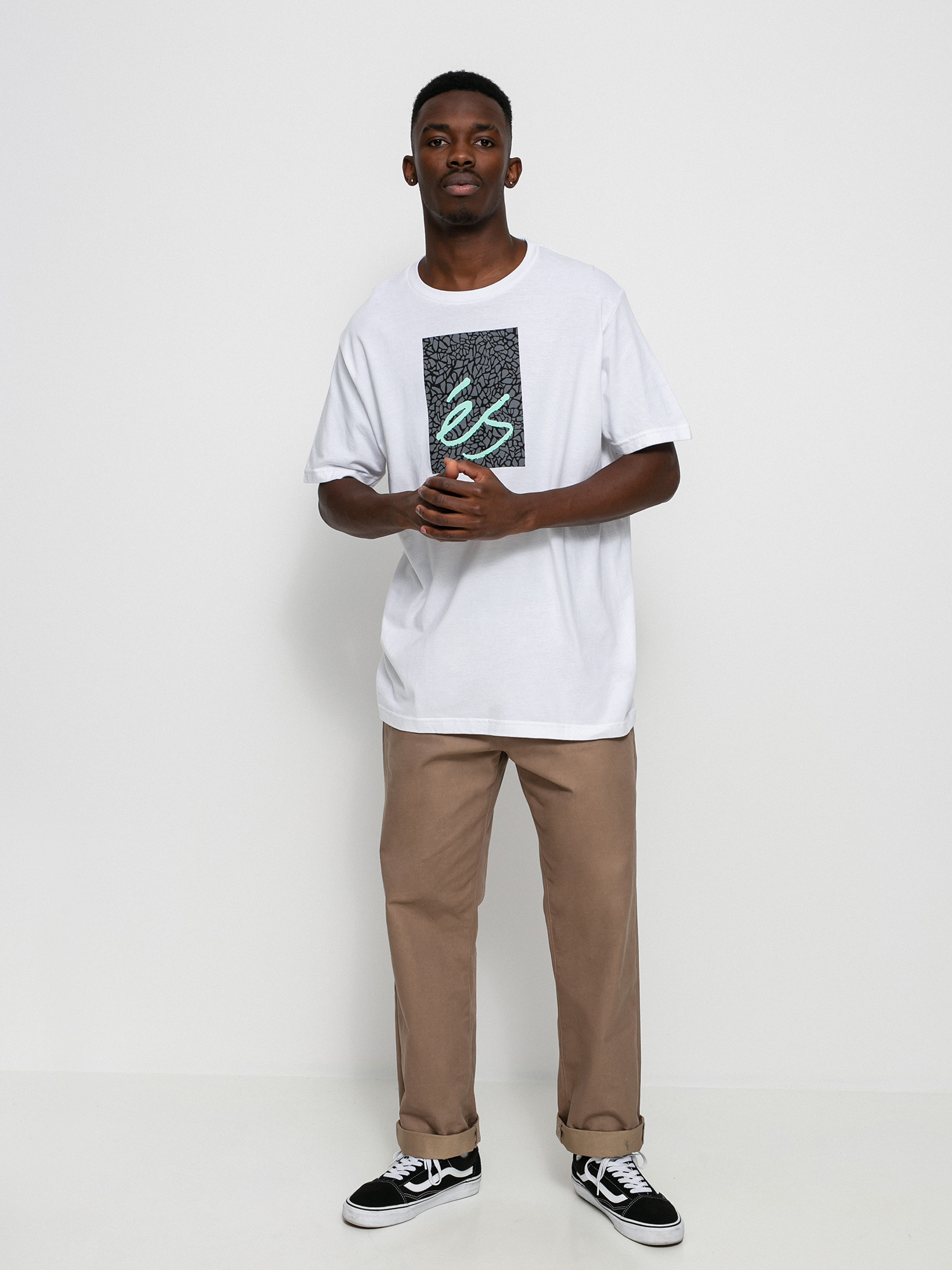 eS Es Elephant Block T-shirt - white (white)