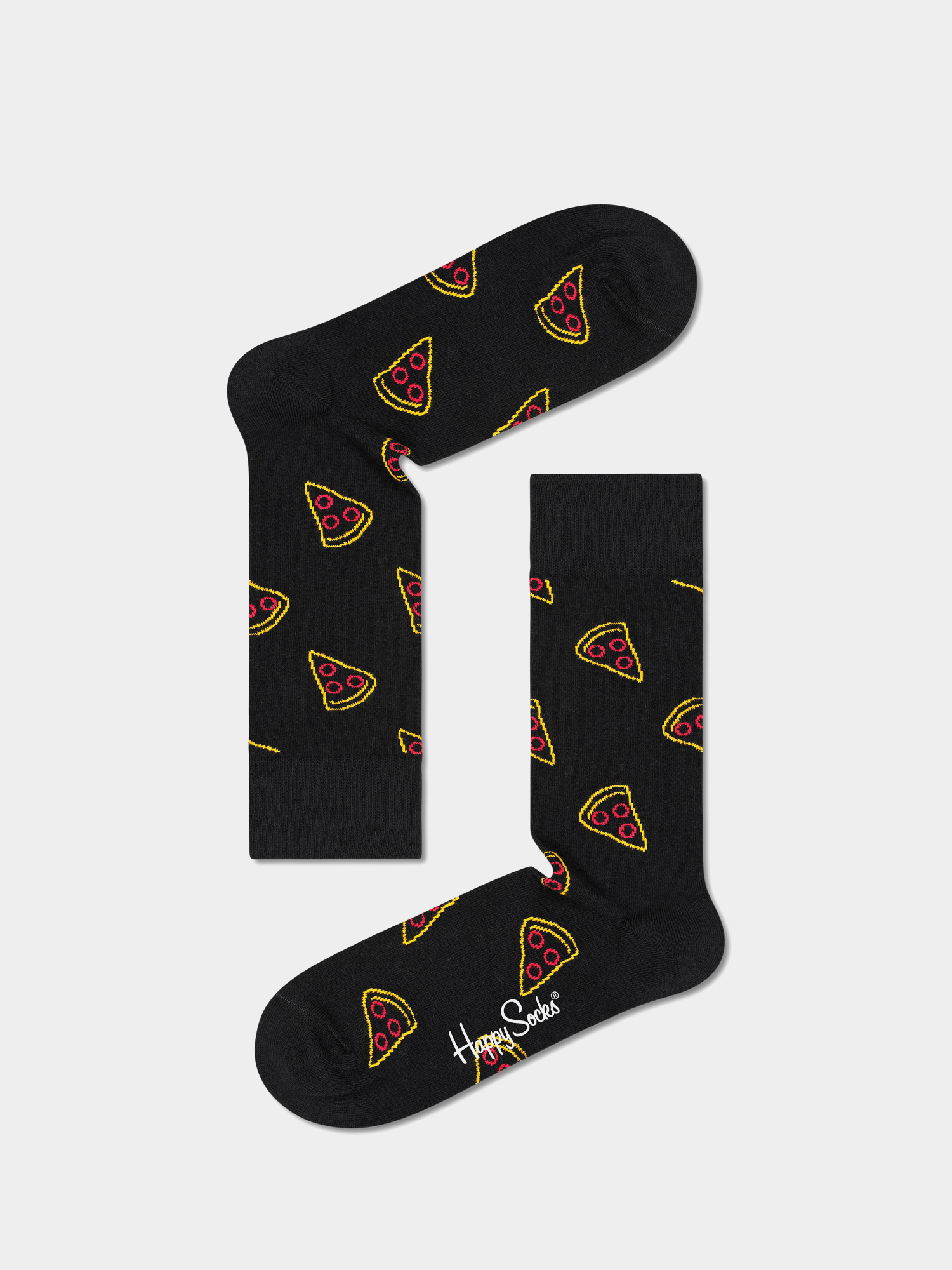 Happy Socks Pizza Slice Socks (black)