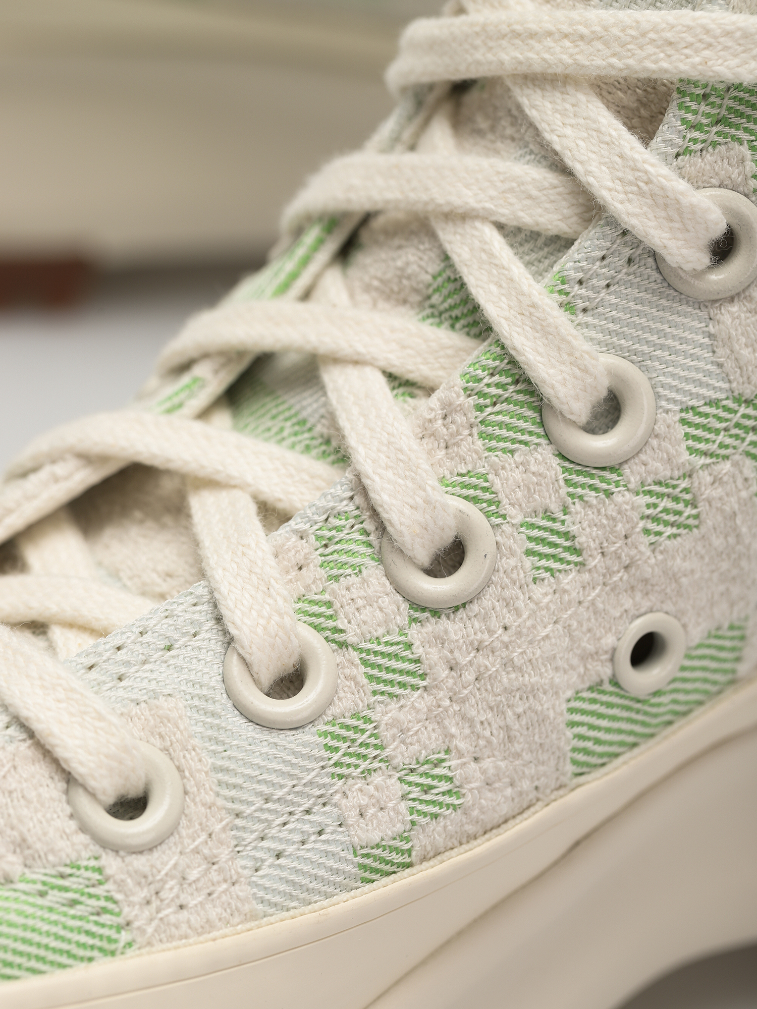 Converse Run Star Hike Hi Shoes (egret/virtual matcha)