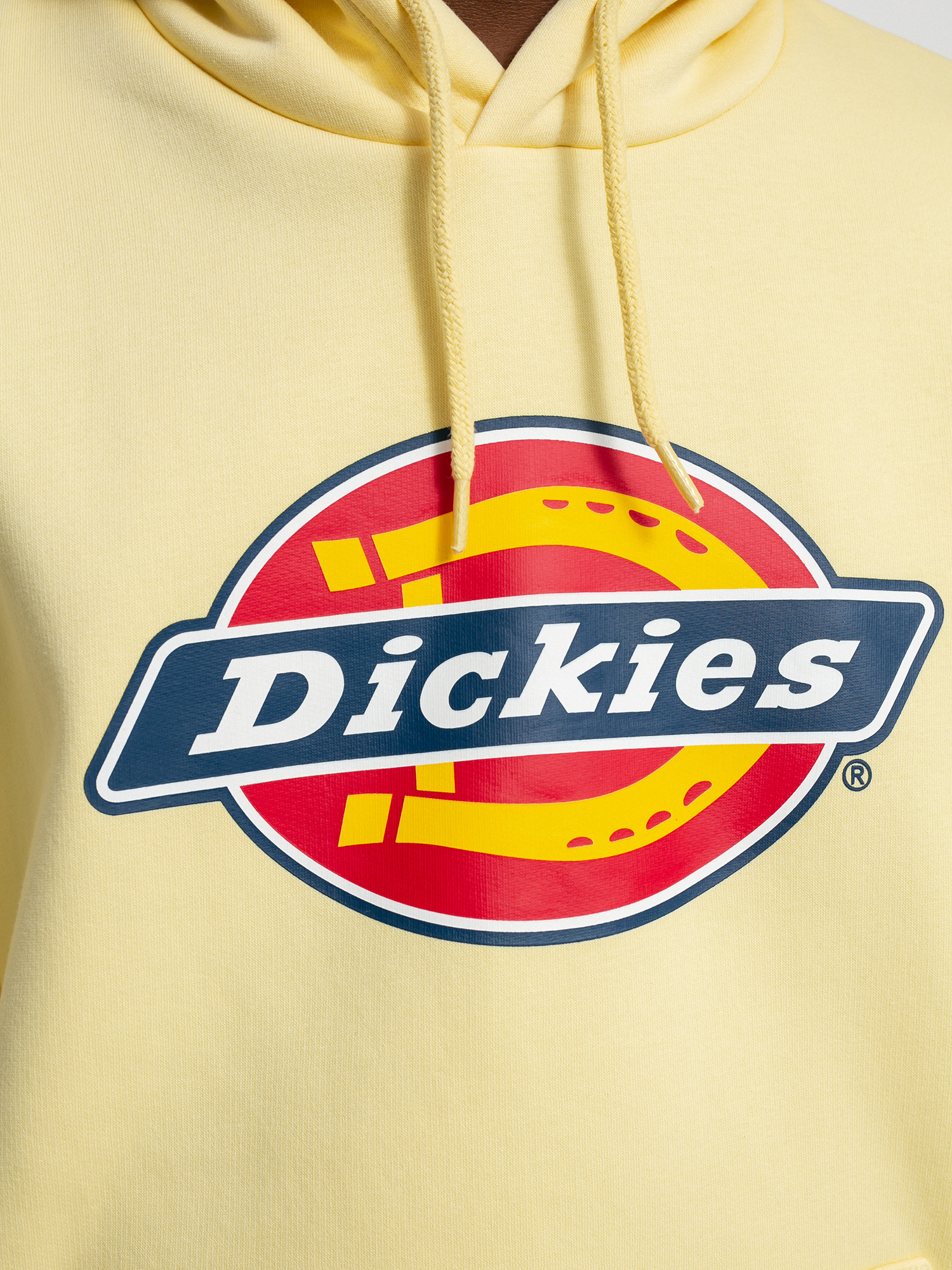 Dickies Icon Logo Hd Hoodie Yellow Pale Banana
