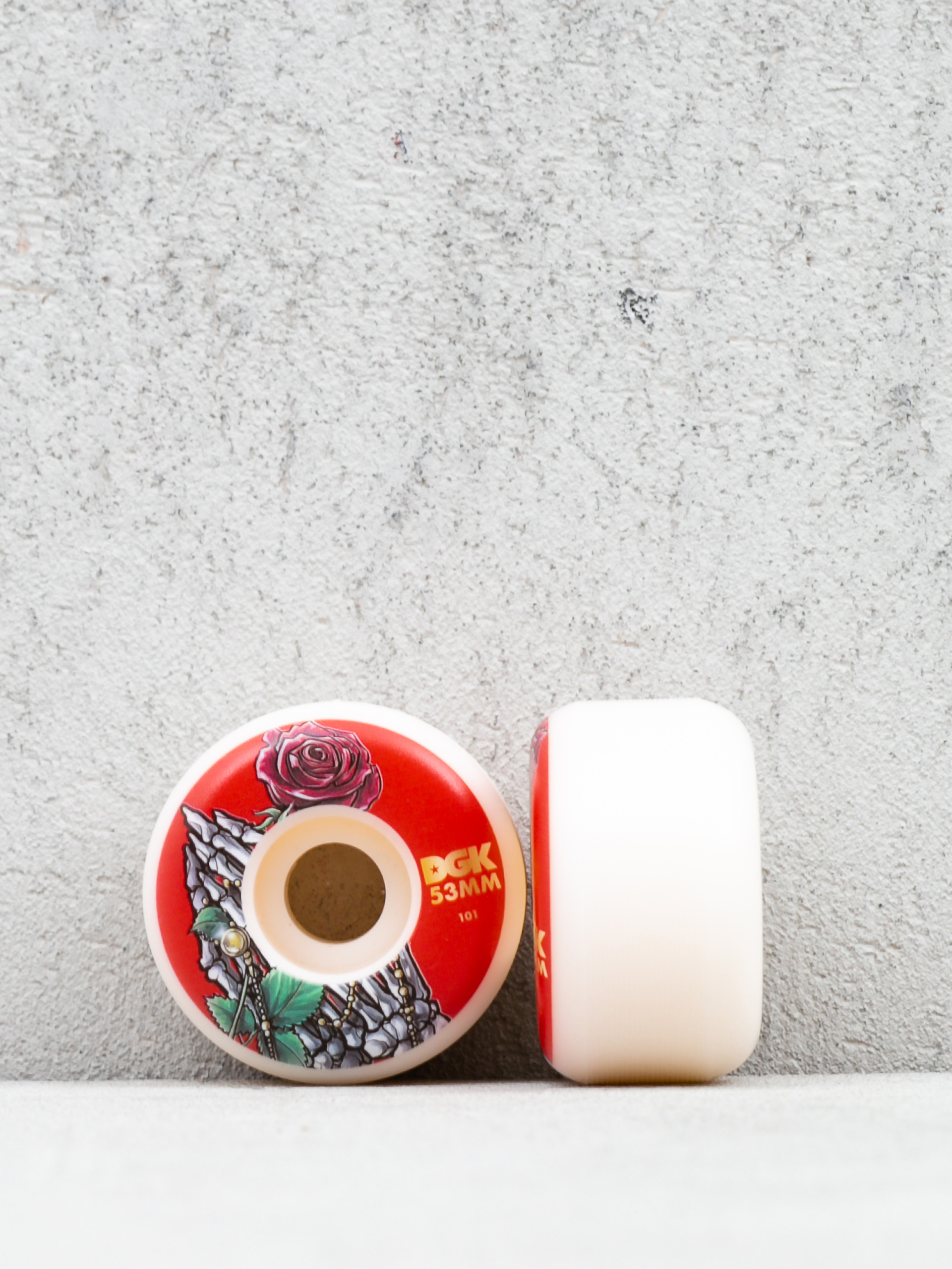 DGK Divine Wheels - red (white/red)