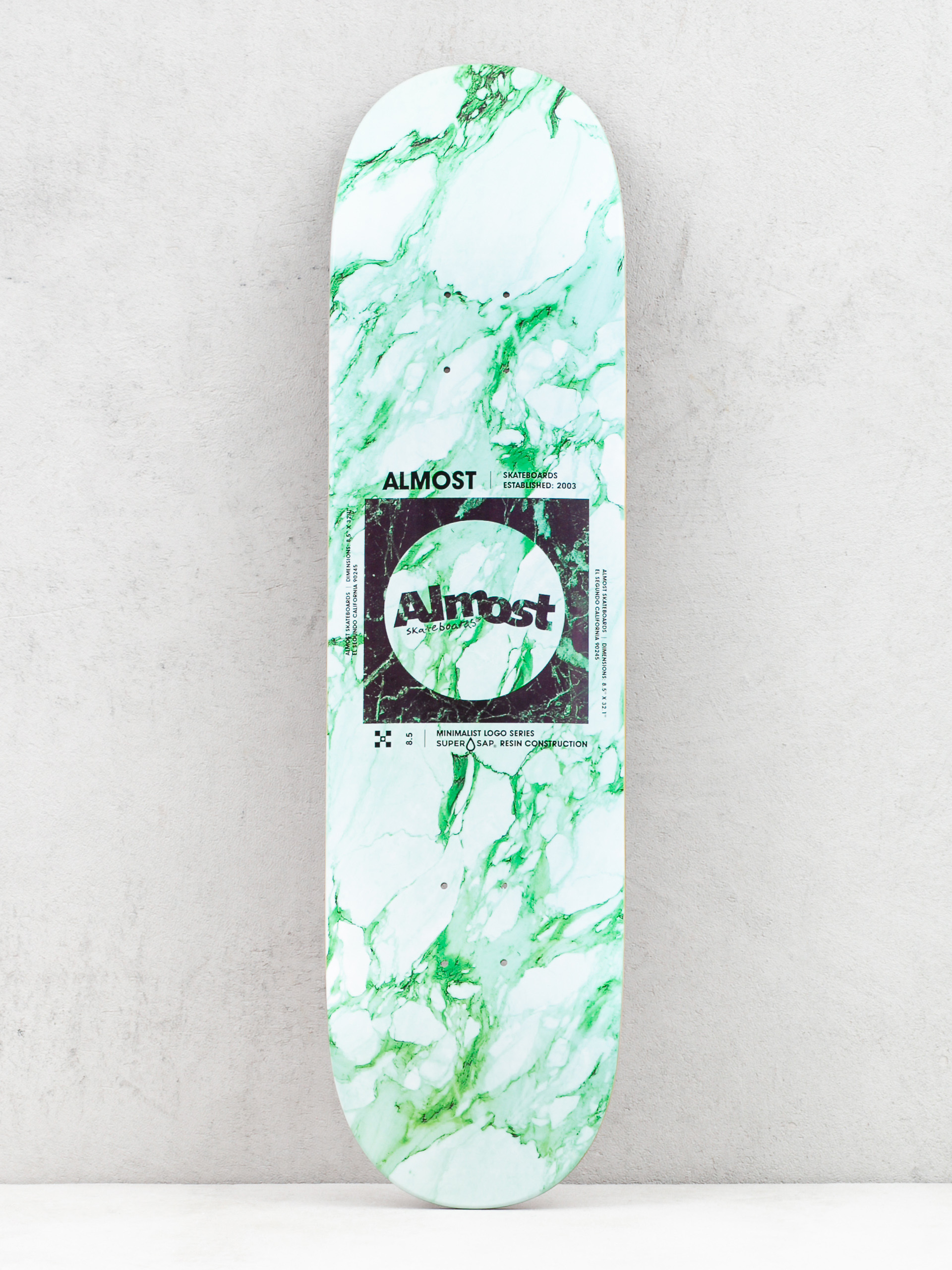 Almost Minimal Marble Super Sap R7 Deck (light green)