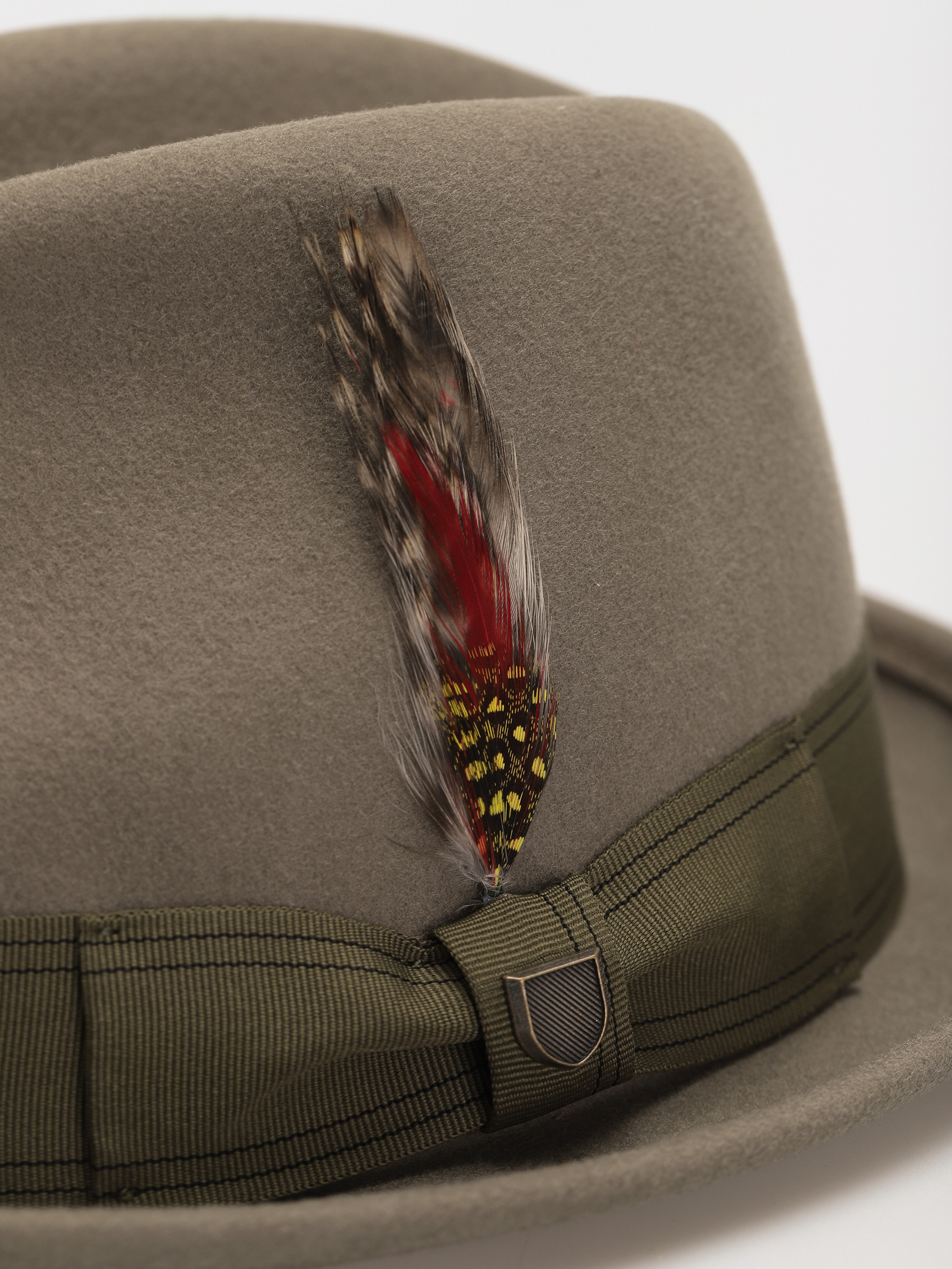 Brixton Gain Fedora Hat (mermaid/military olive)