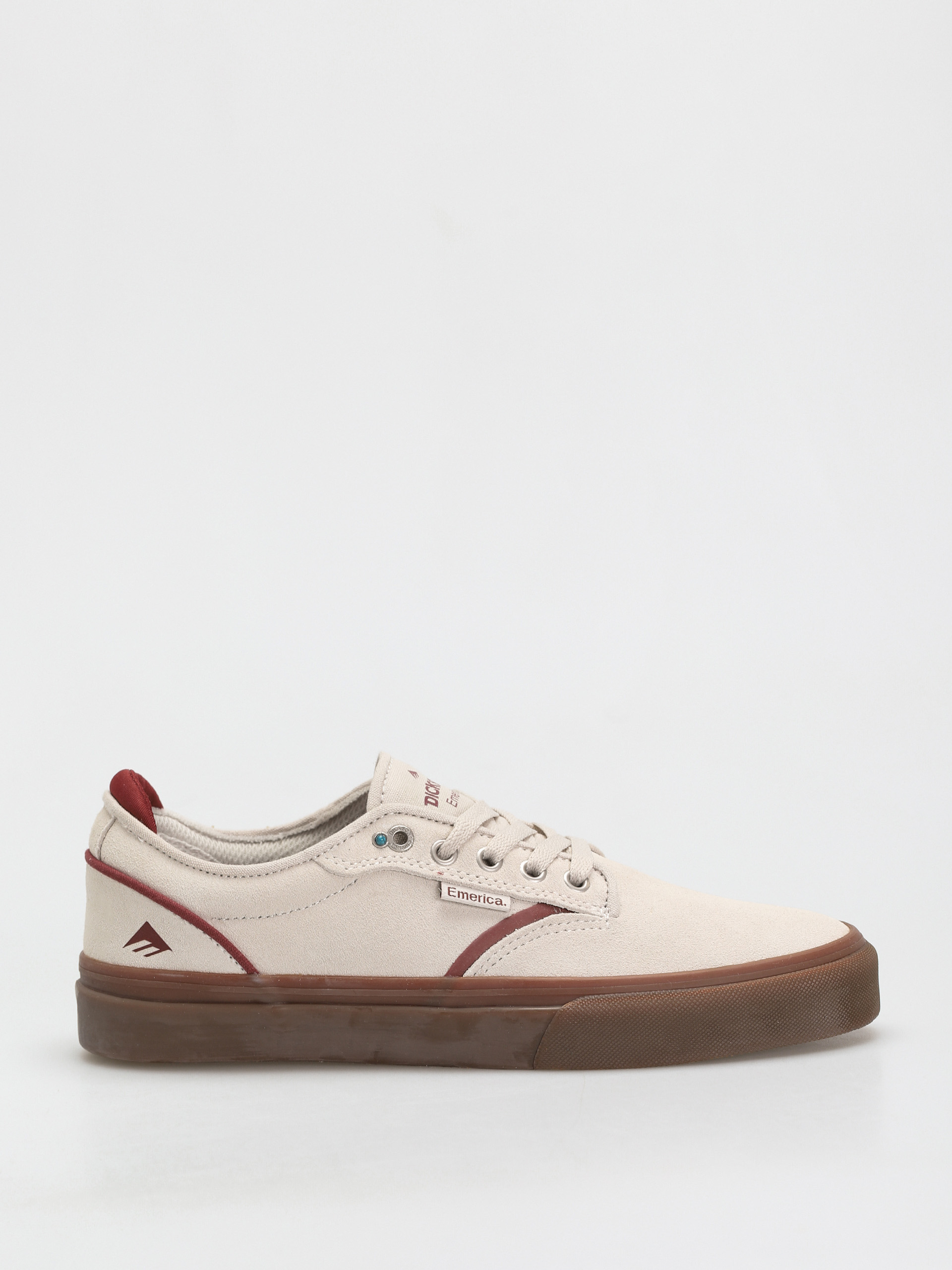 Emerica Dickson Shoes - brown (white/red/gum)