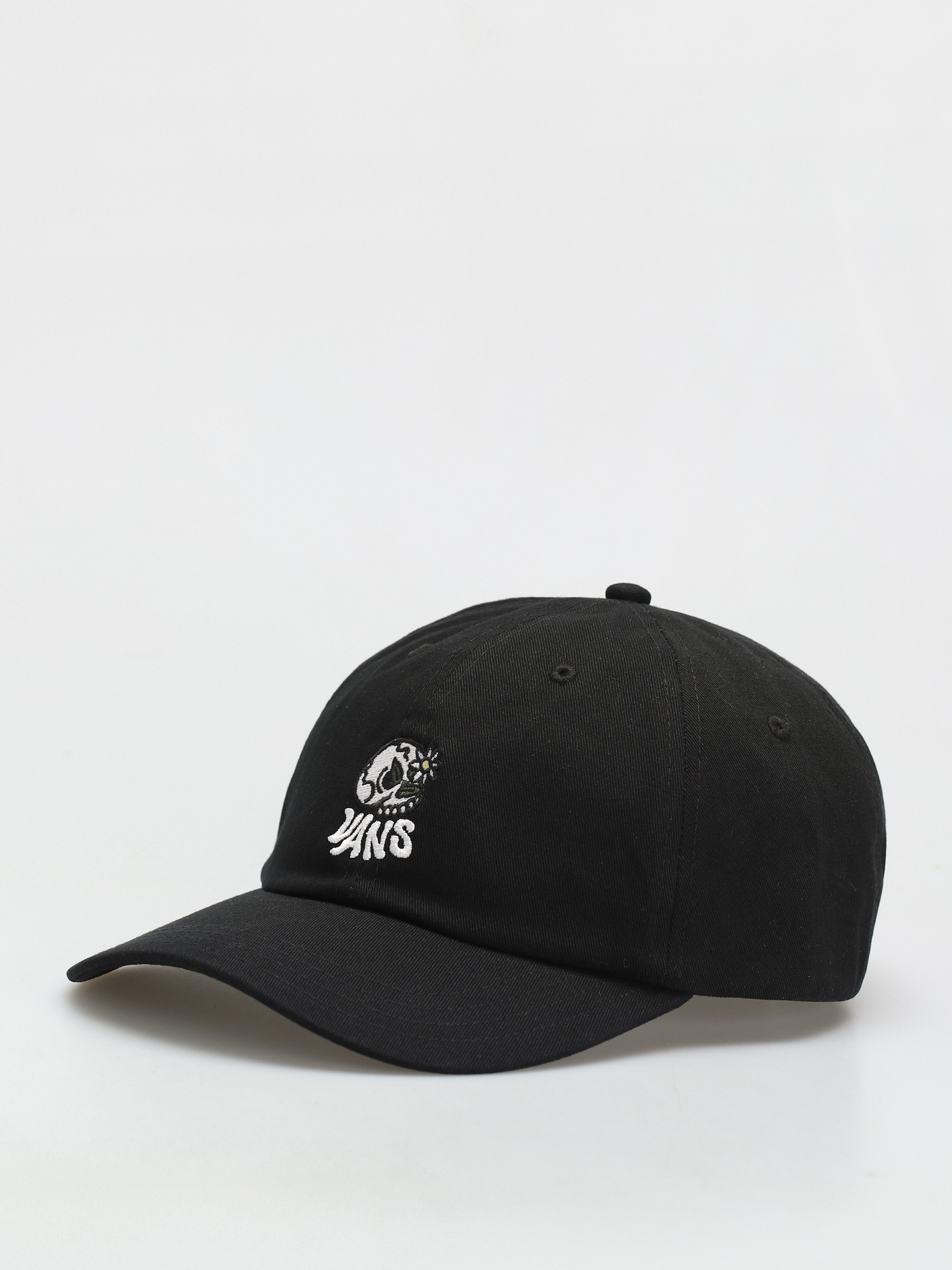 Vans Akcesoria Skull Daze Curved Bill Jockey Film - black (black)