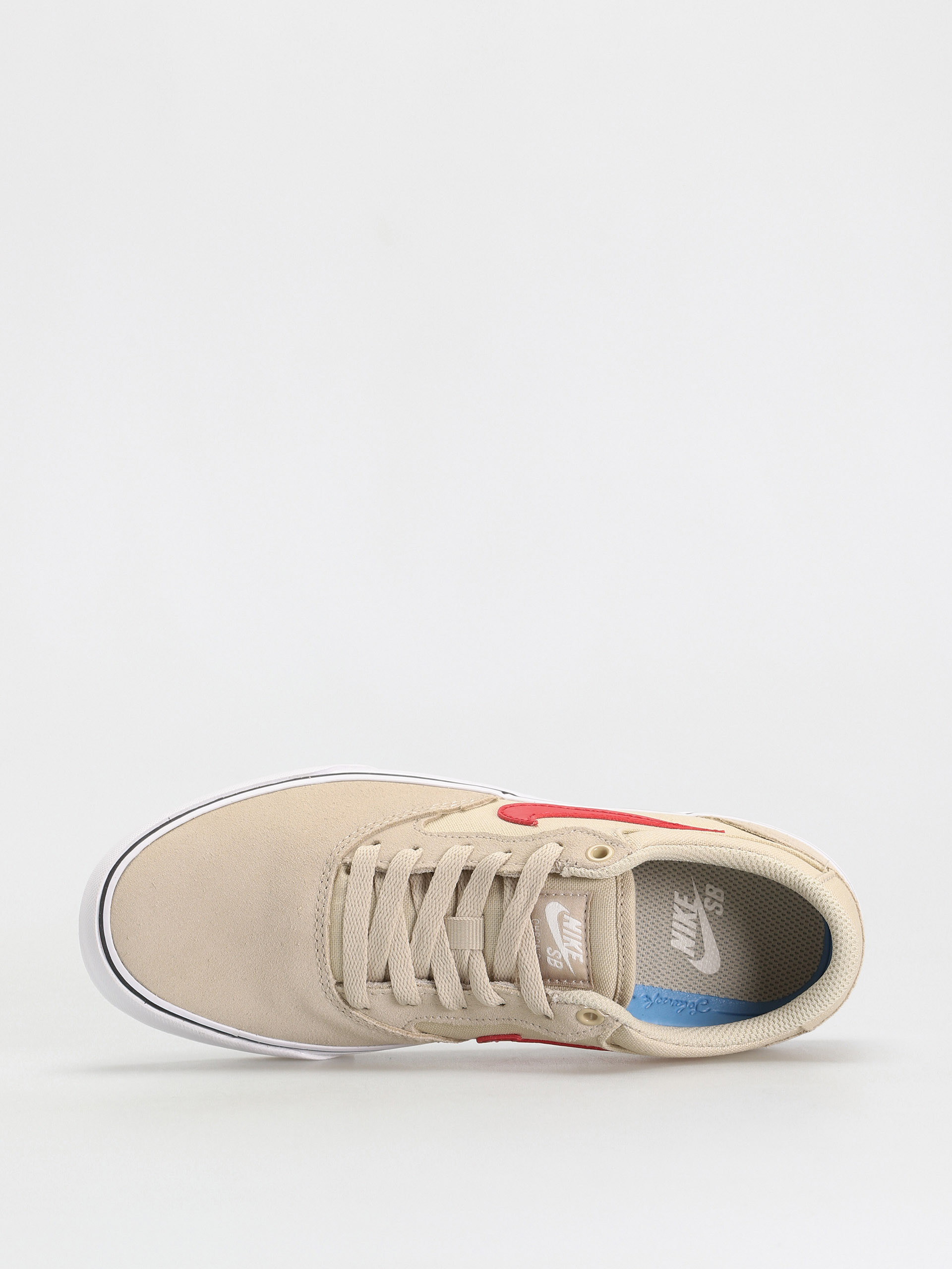 Nike SB Chron 2 Shoes - beige (rattan/university red rattan sail)
