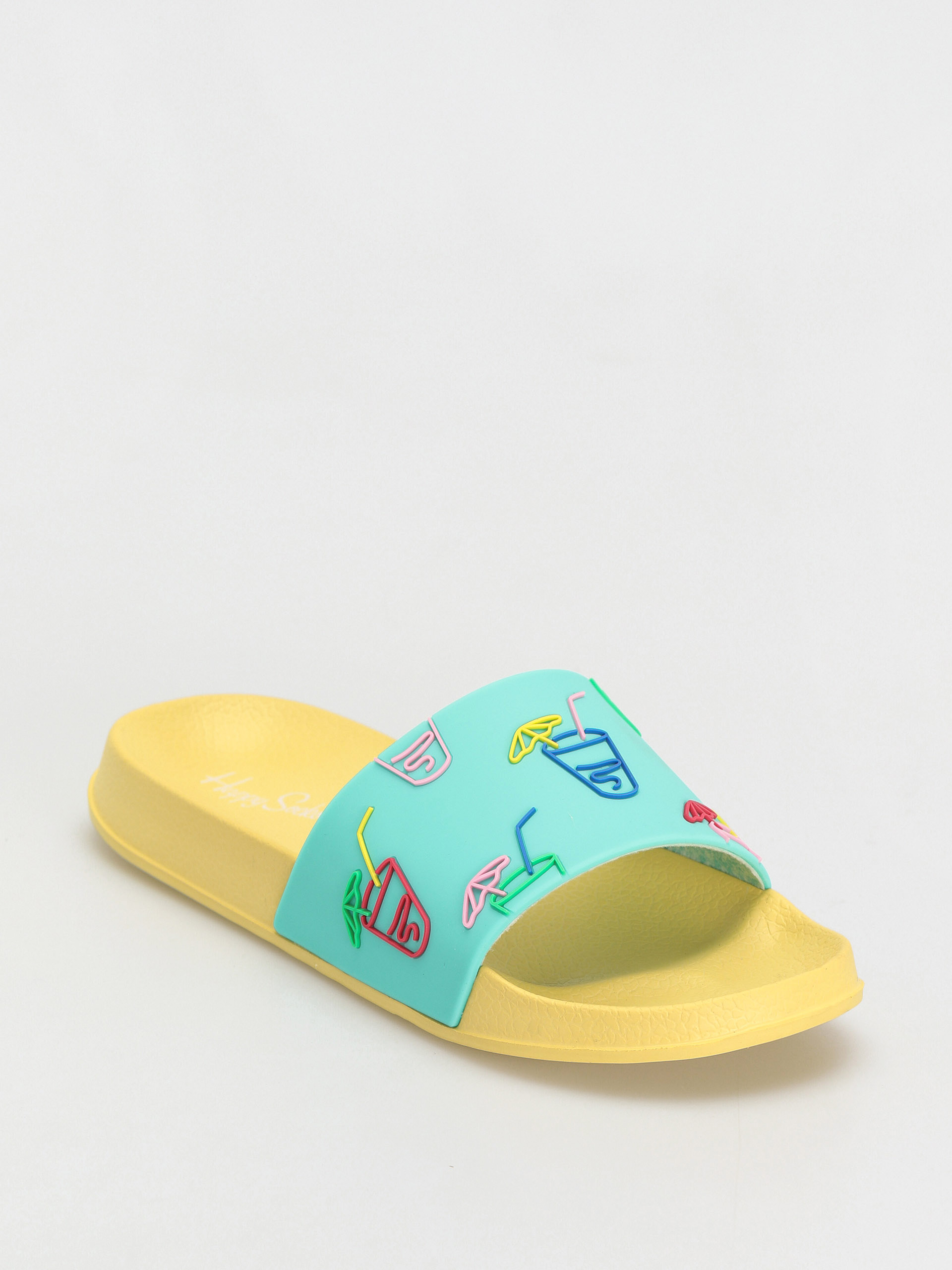 Happy Socks Lemonade Flip-flops - yellow (yellow/teal)