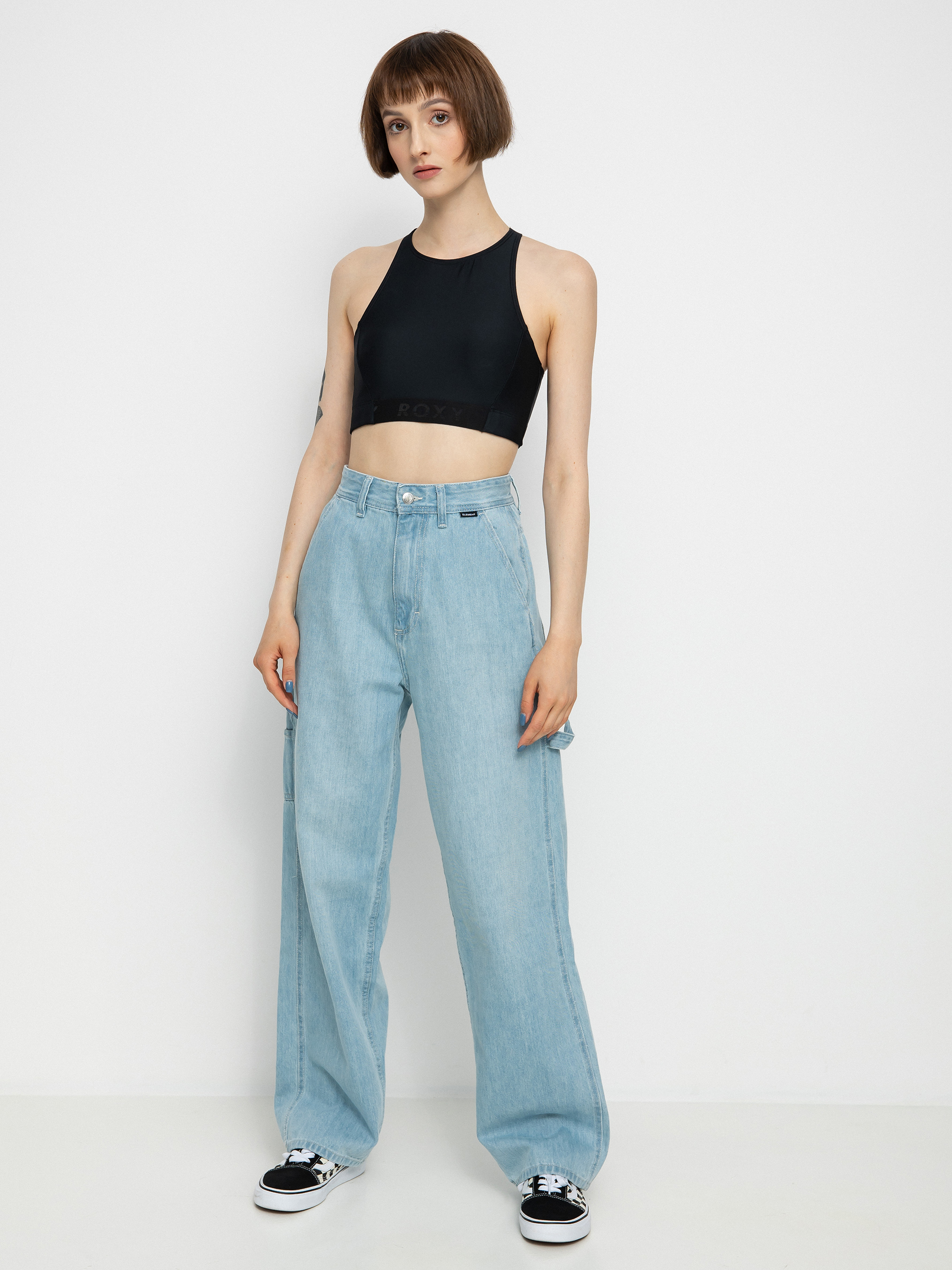 Element Utility Denim Pants Wmn - blue (bleached)