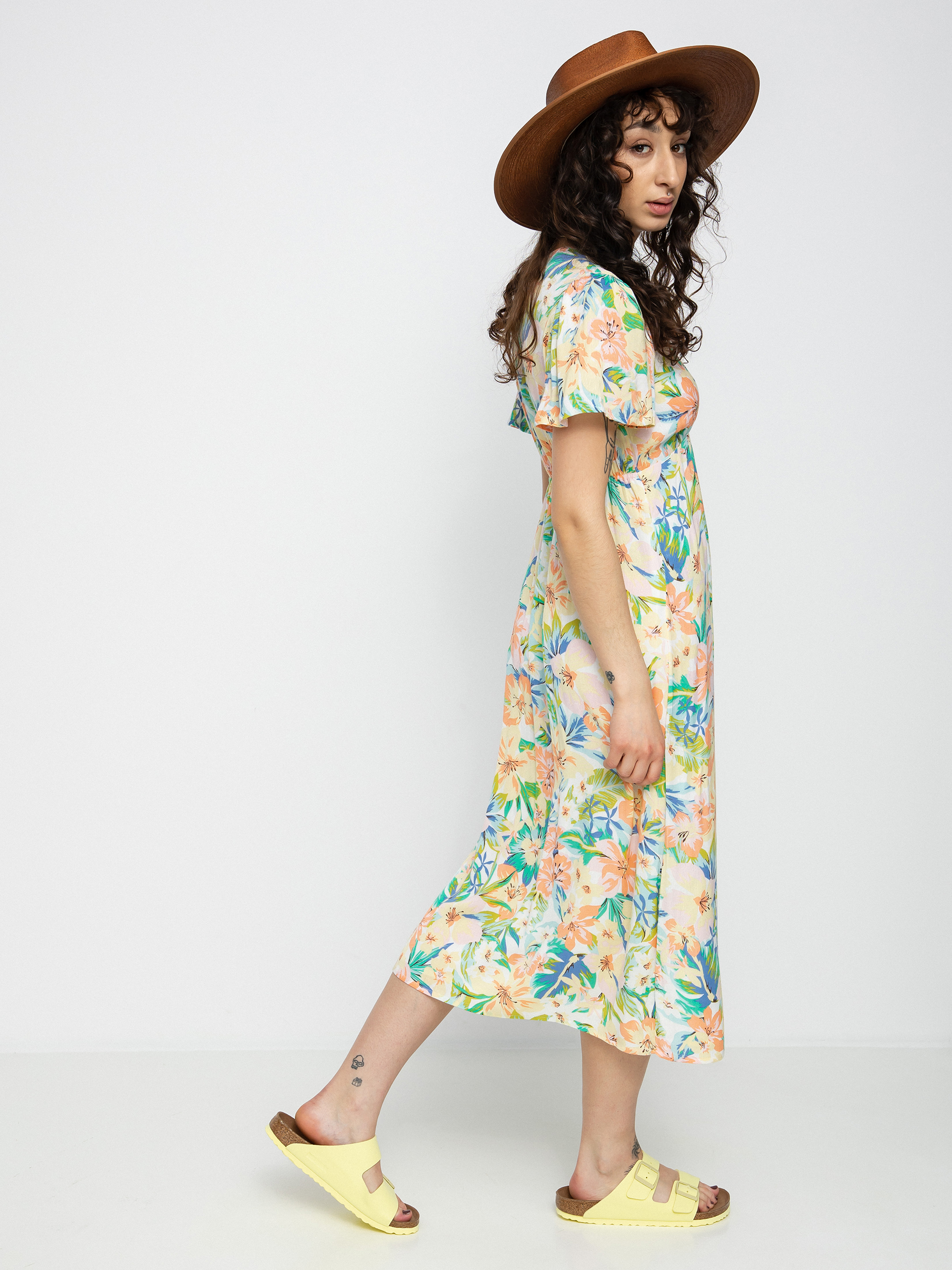 Billabong Jet Set Dress Wmn - multicolor (white multi)