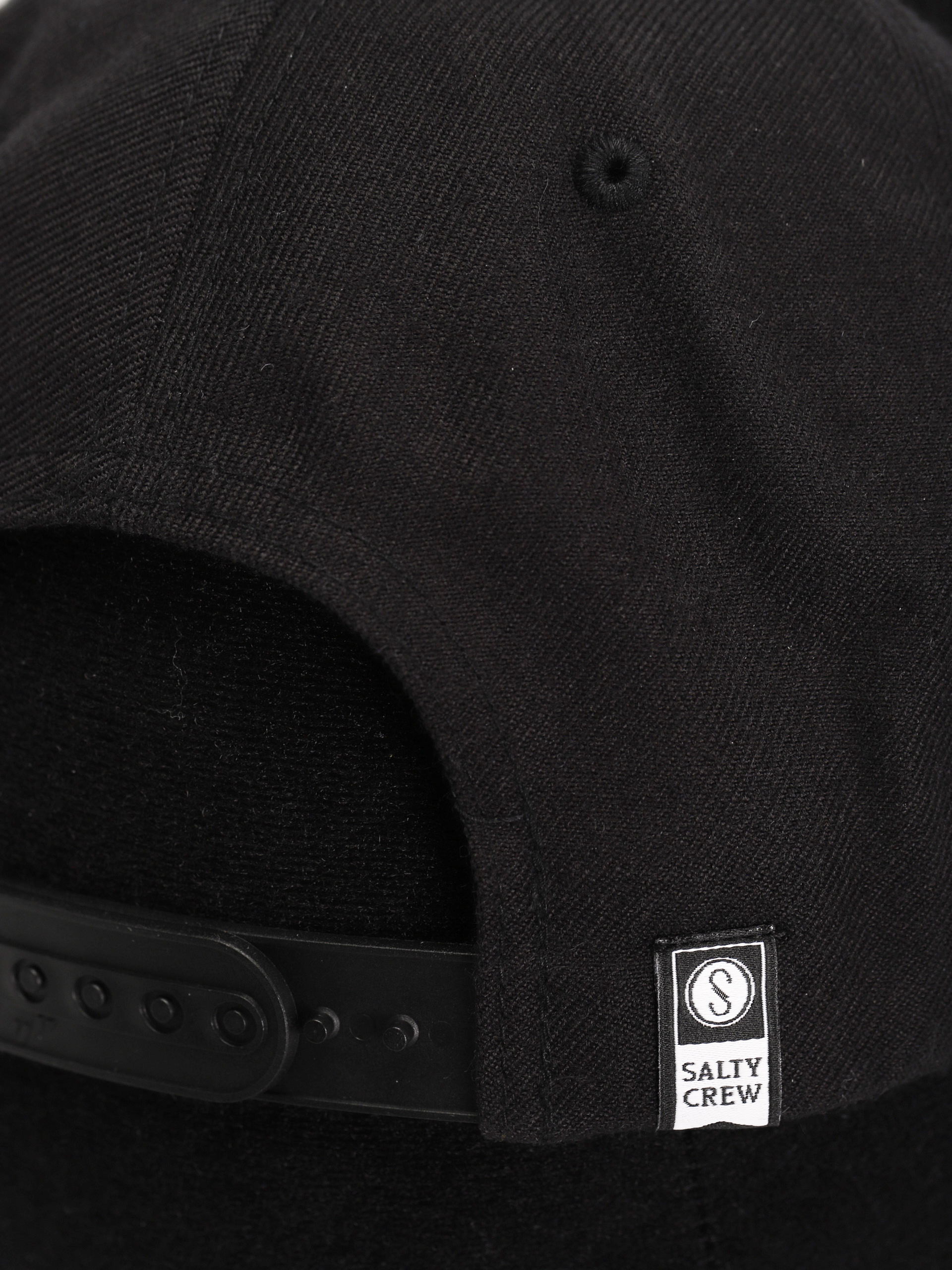 Salty Crew High Tail 5 Panel Cap (black)