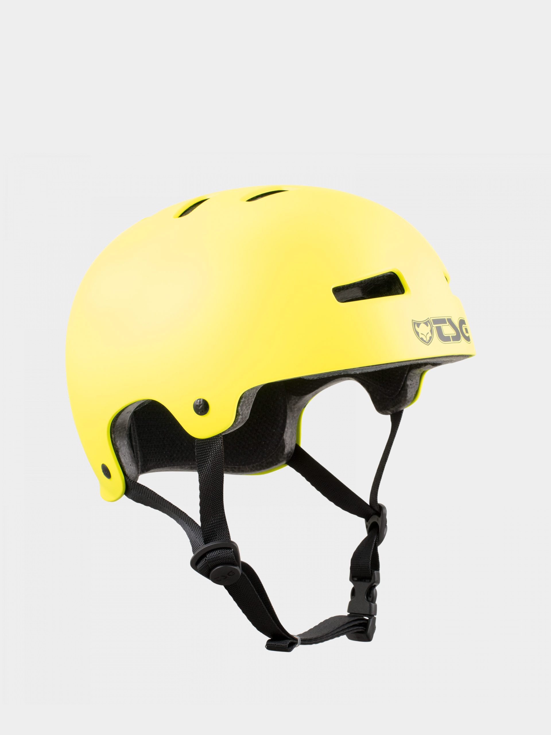 TSG Evolution Solid Color Helmet - yellow (satin acid yellow)