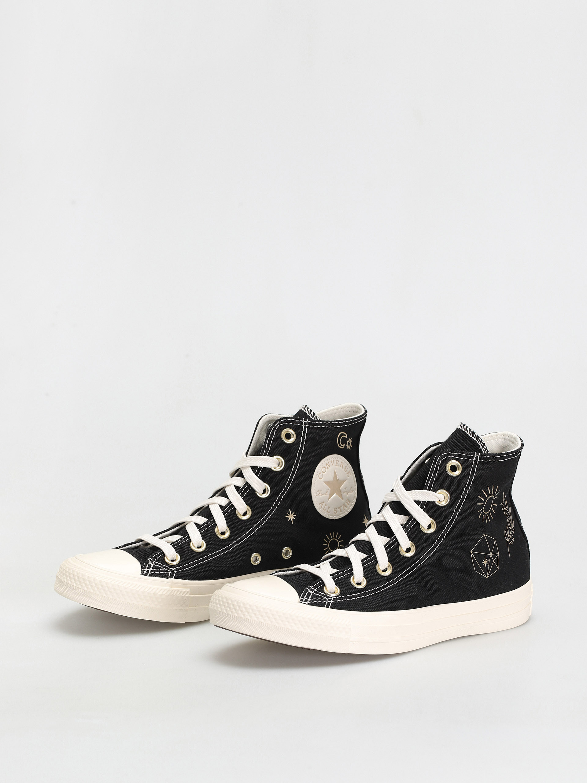 Converse Chuck Taylor All Star Hi Chucks Wmn (black/light gold/egret)