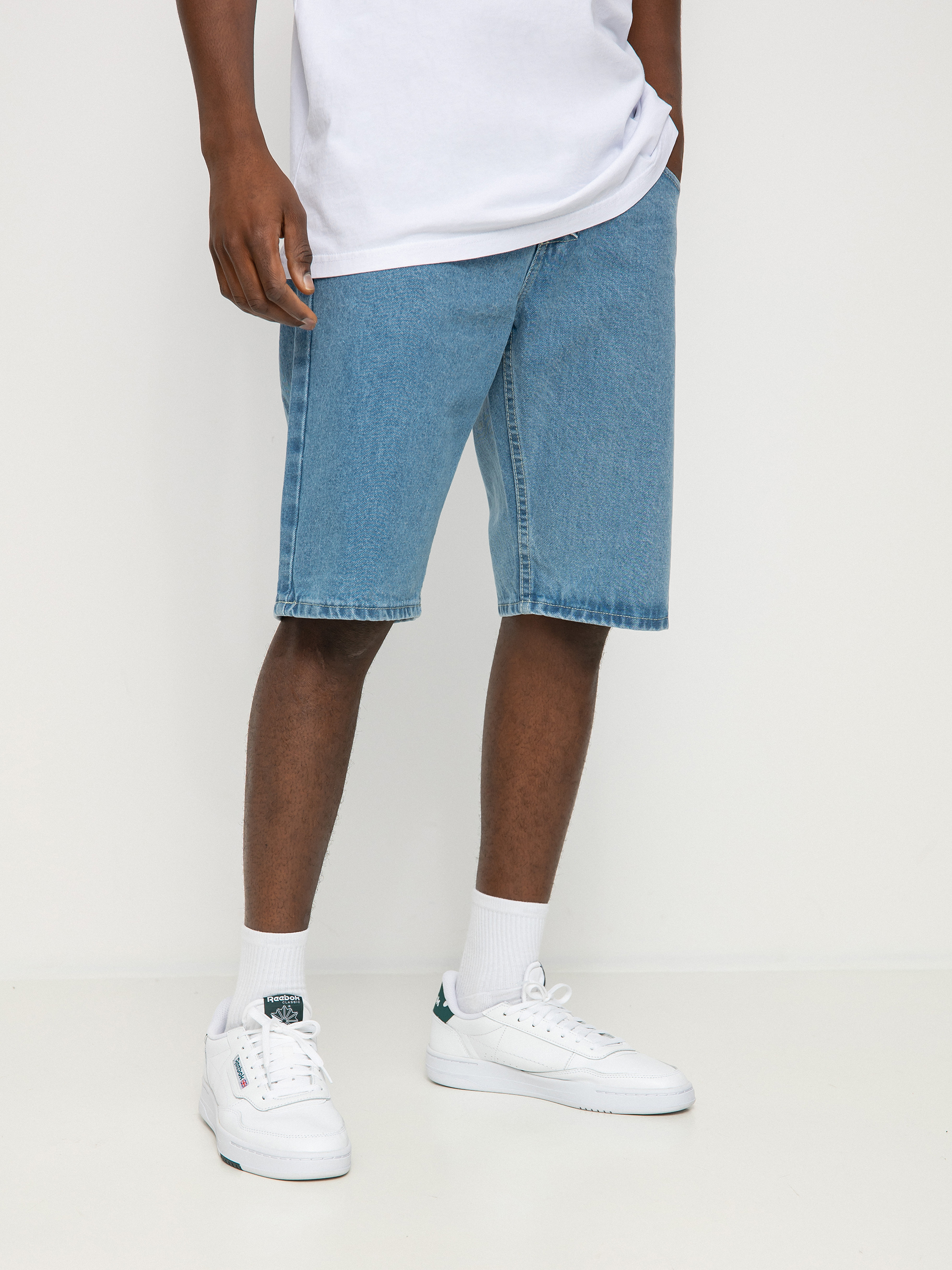 MassDnm Base Jeans Straight Fit Shorts - blue (light blue)