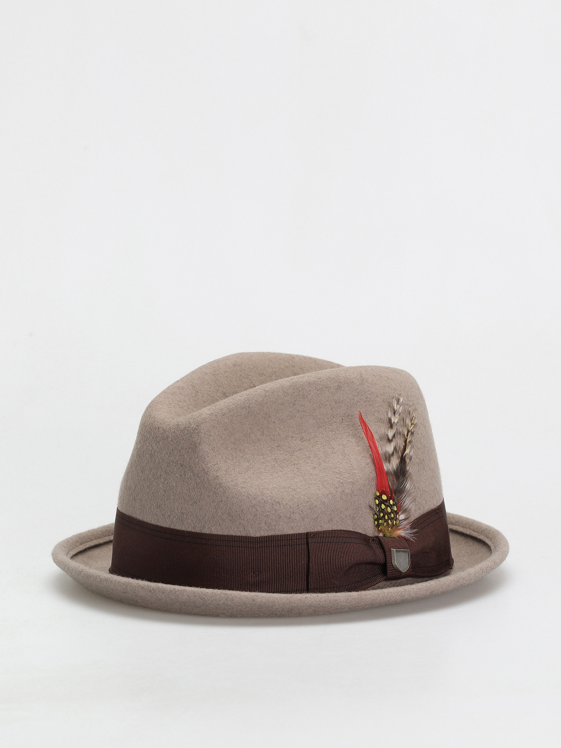 Brixton Gain Fedora Hat - grey (heather natural)
