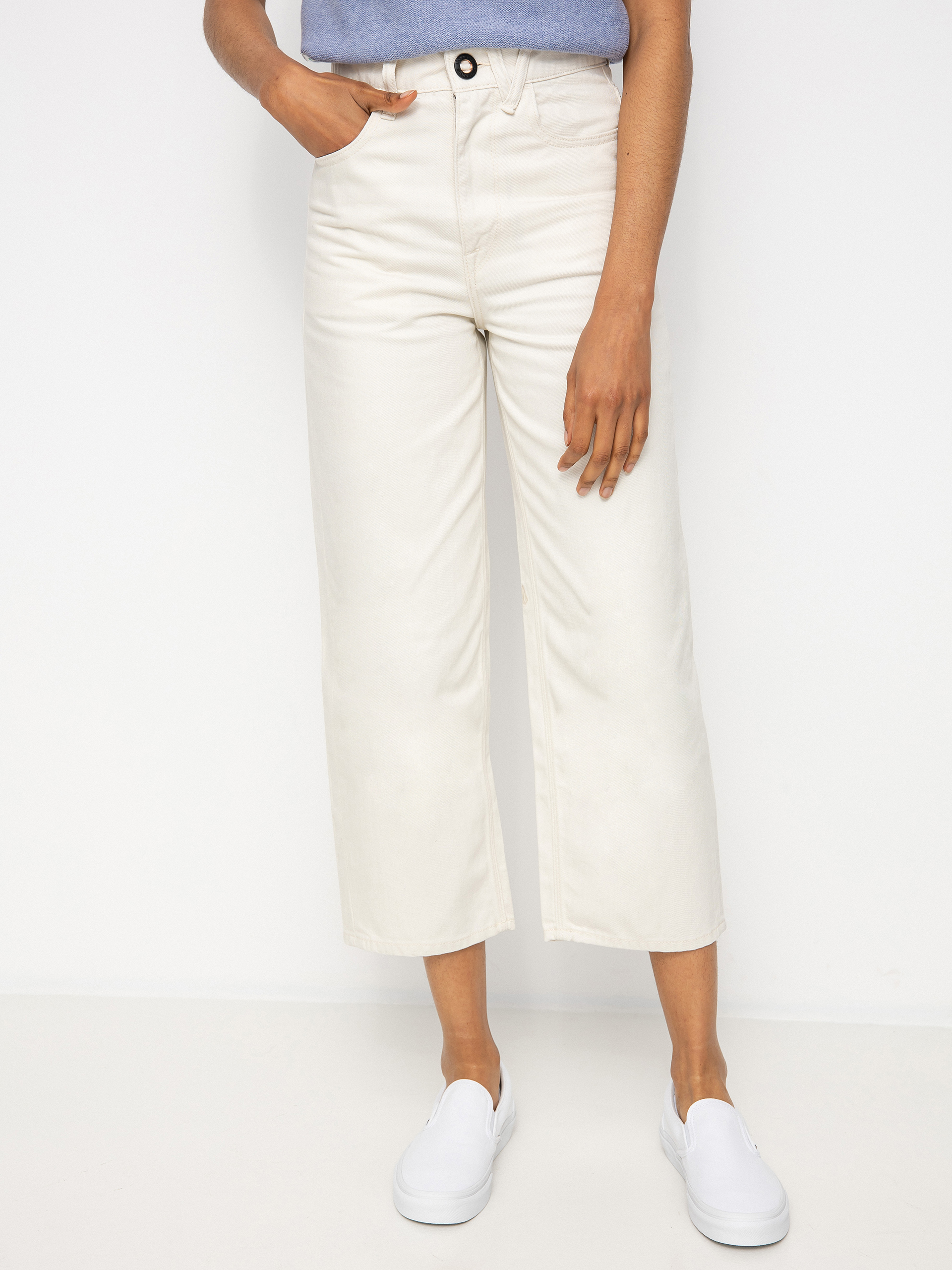 Volcom Weellow Denim Pants Wmn - beige (cloud)