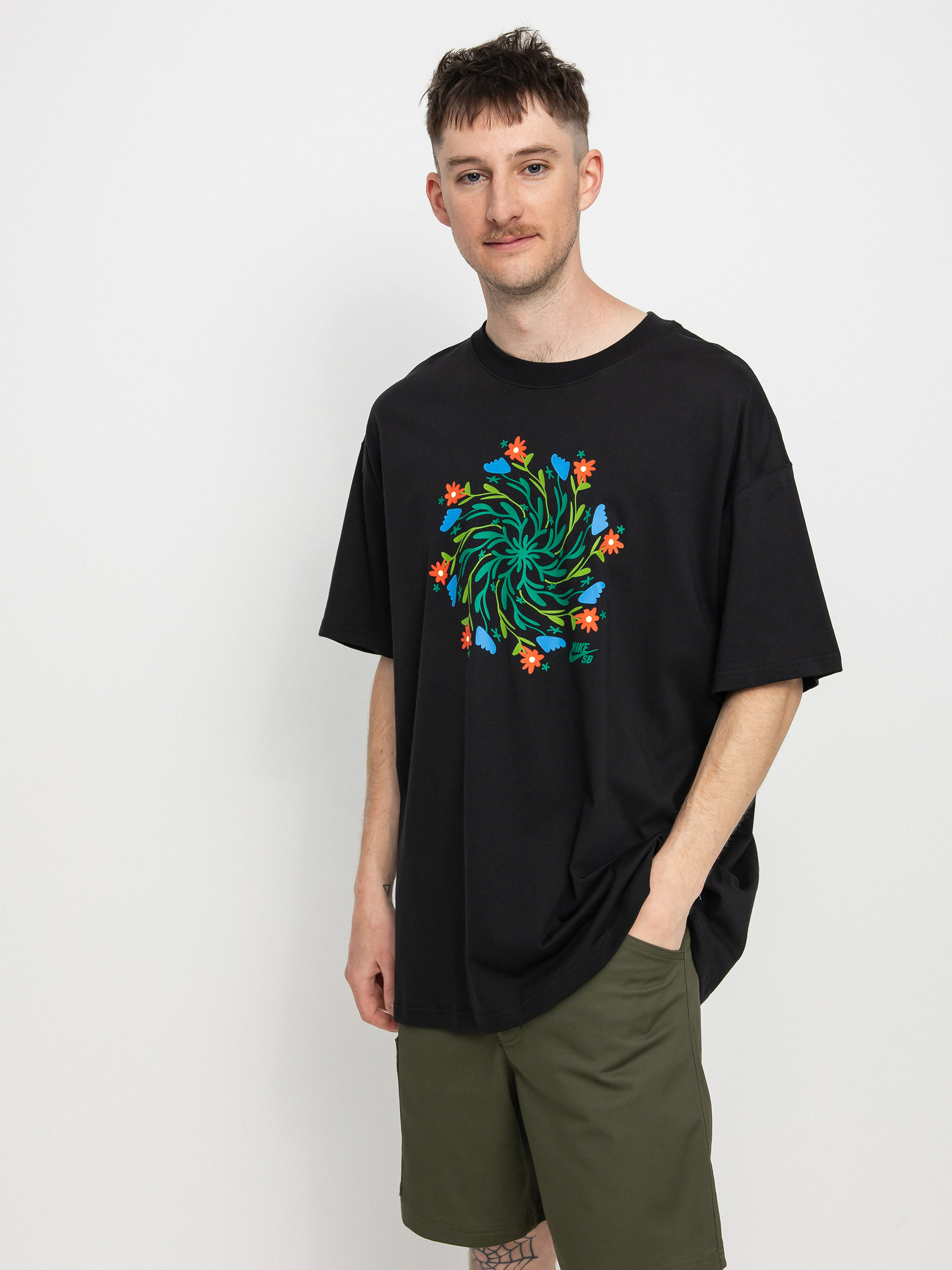 Nike SB Wild Flower T-shirt - black (black)