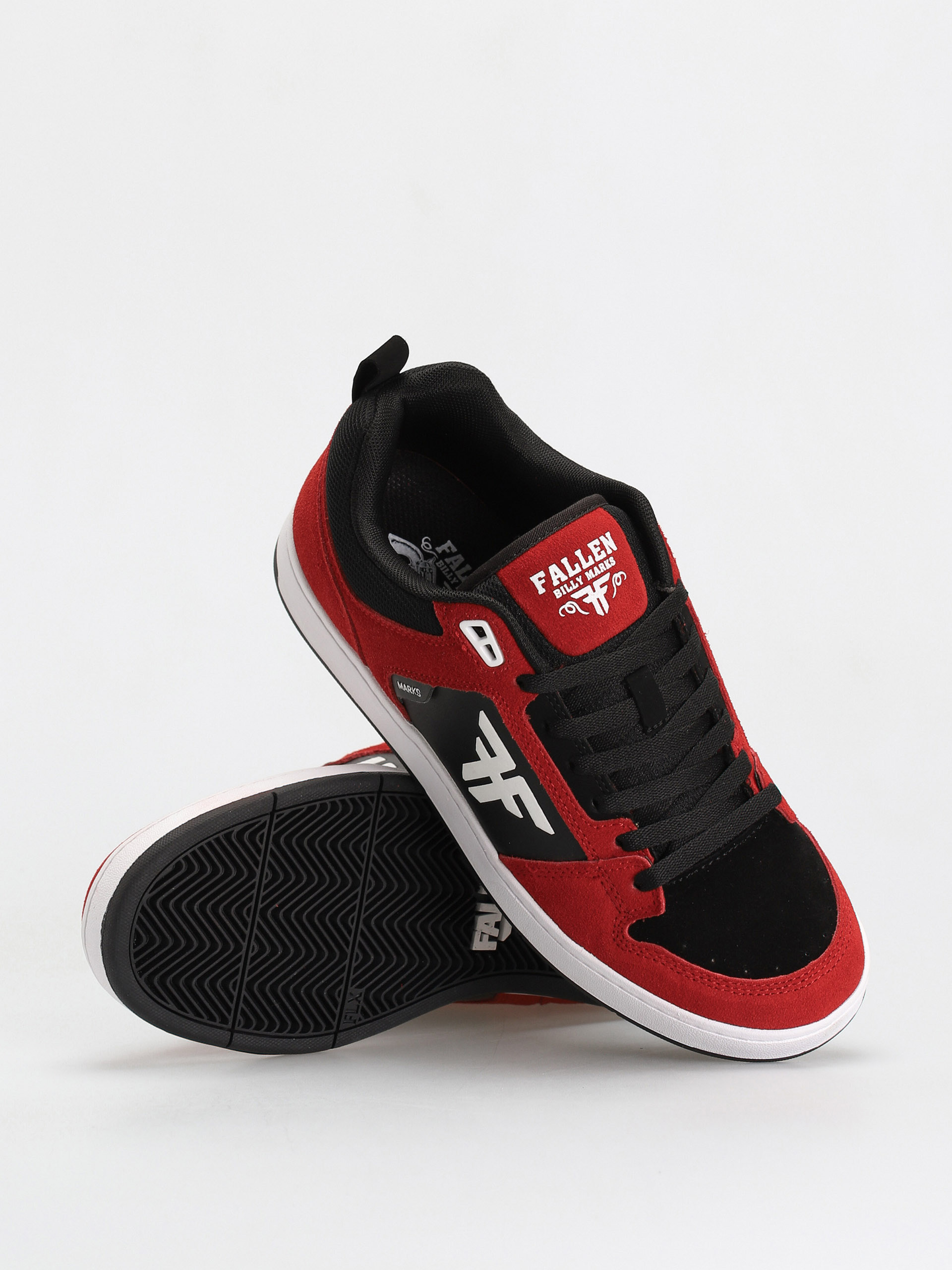 Fallen Revolver Shoes - red (black /red x billy marks)