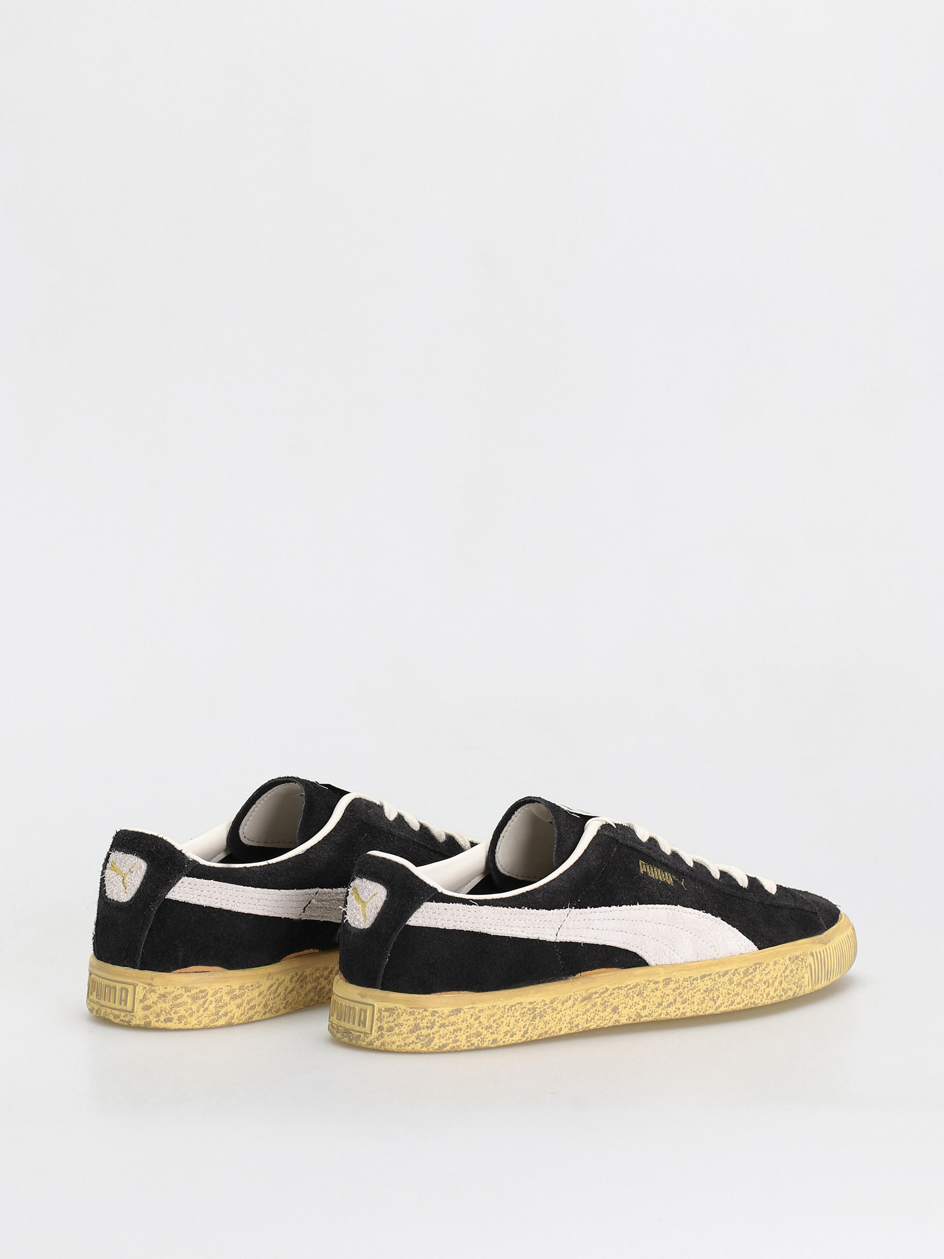 Puma Suede Vtg The Neverworn Shoes (puma blk/w wht/mellow yellow)