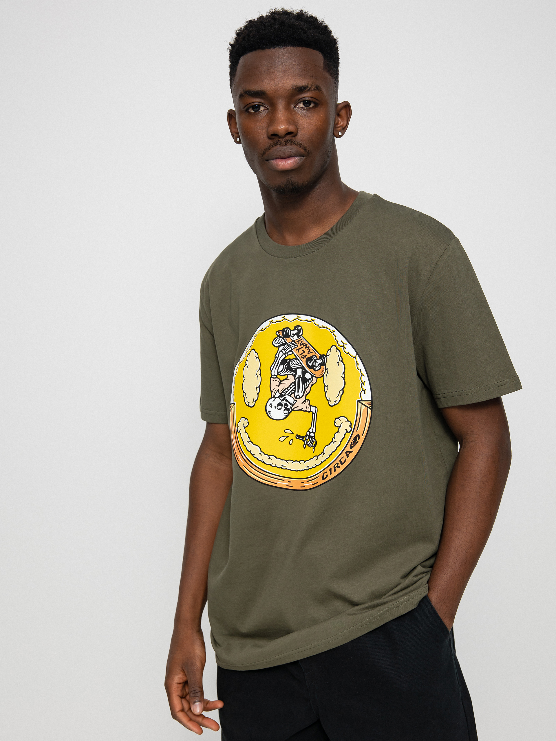 Circa Clouds T-shirt (military green)