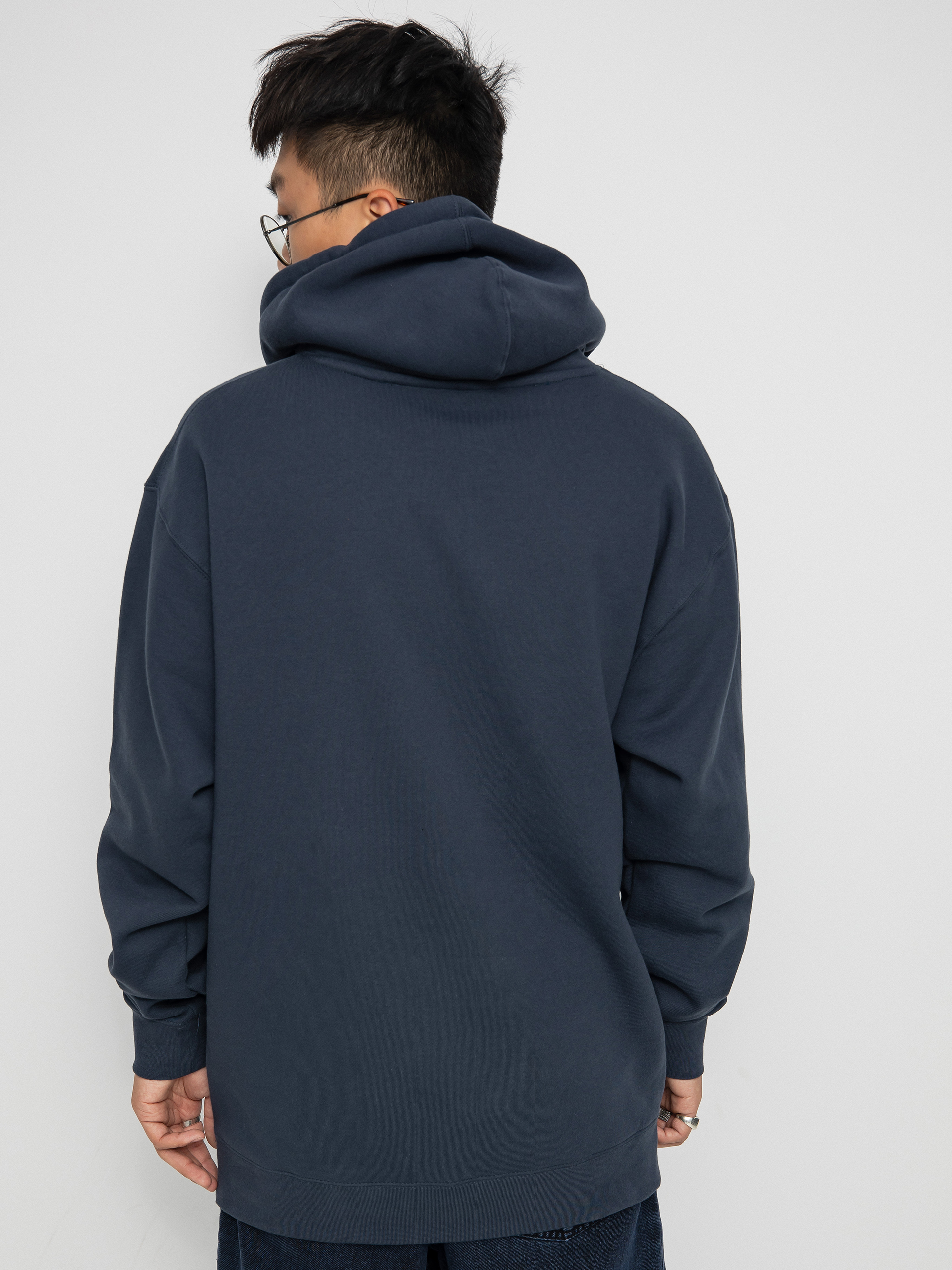 Krooked Eyes Lg HD Hoodie (slate blue)