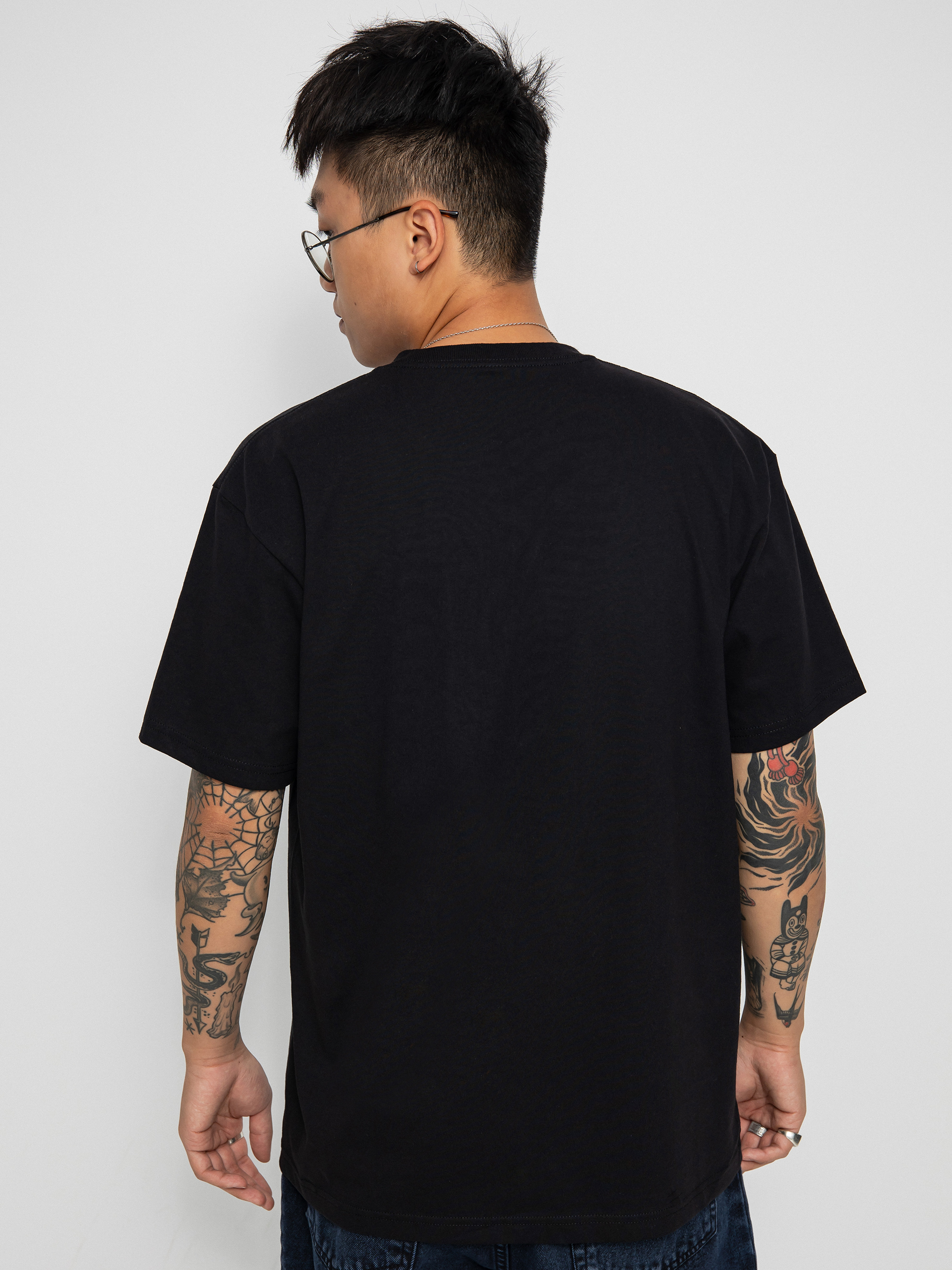 Krooked Eyes Lg T-shirt (black/green)