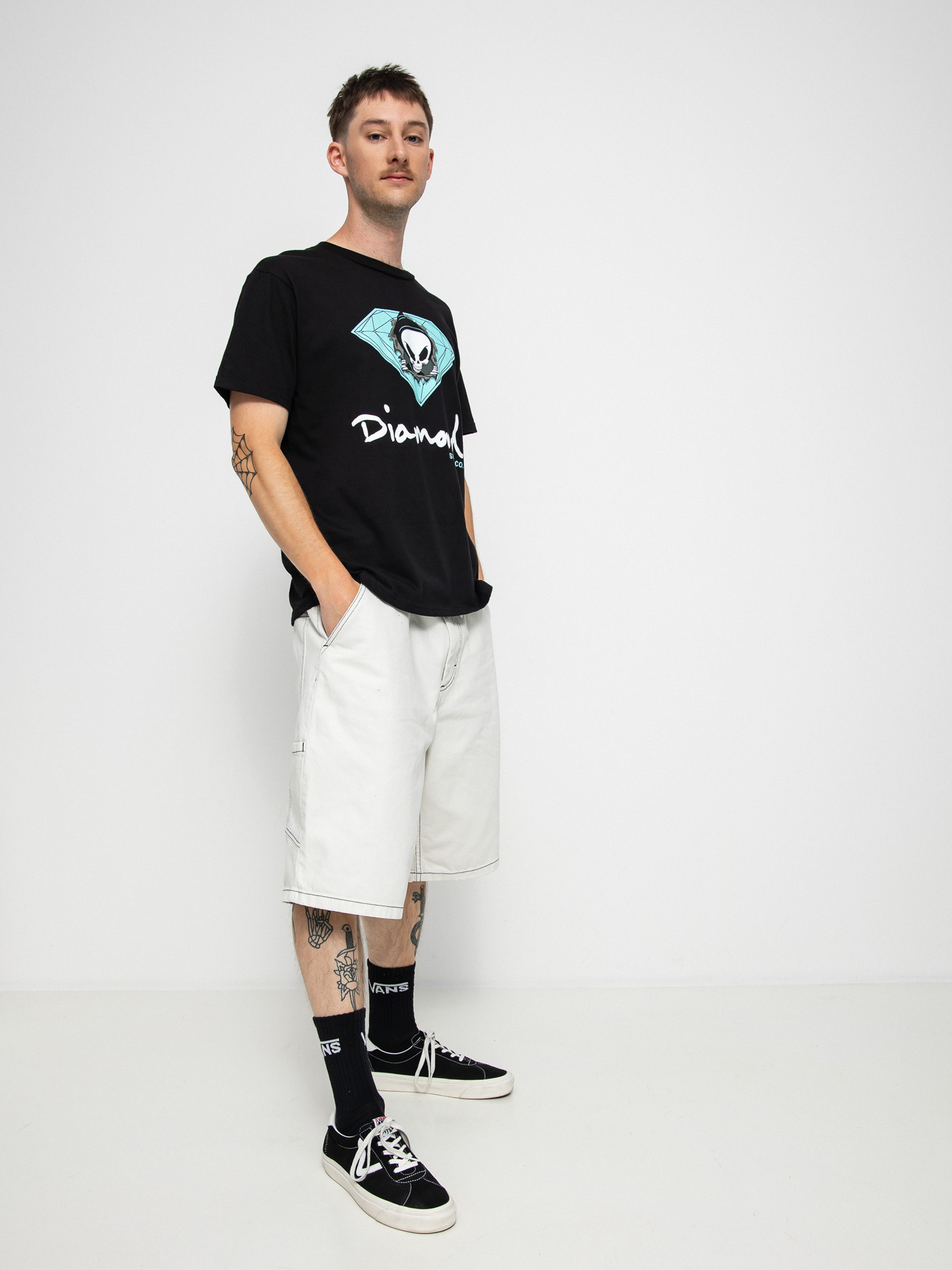 Diamond Supply Co. Reaper Sign T-shirt - black (black)