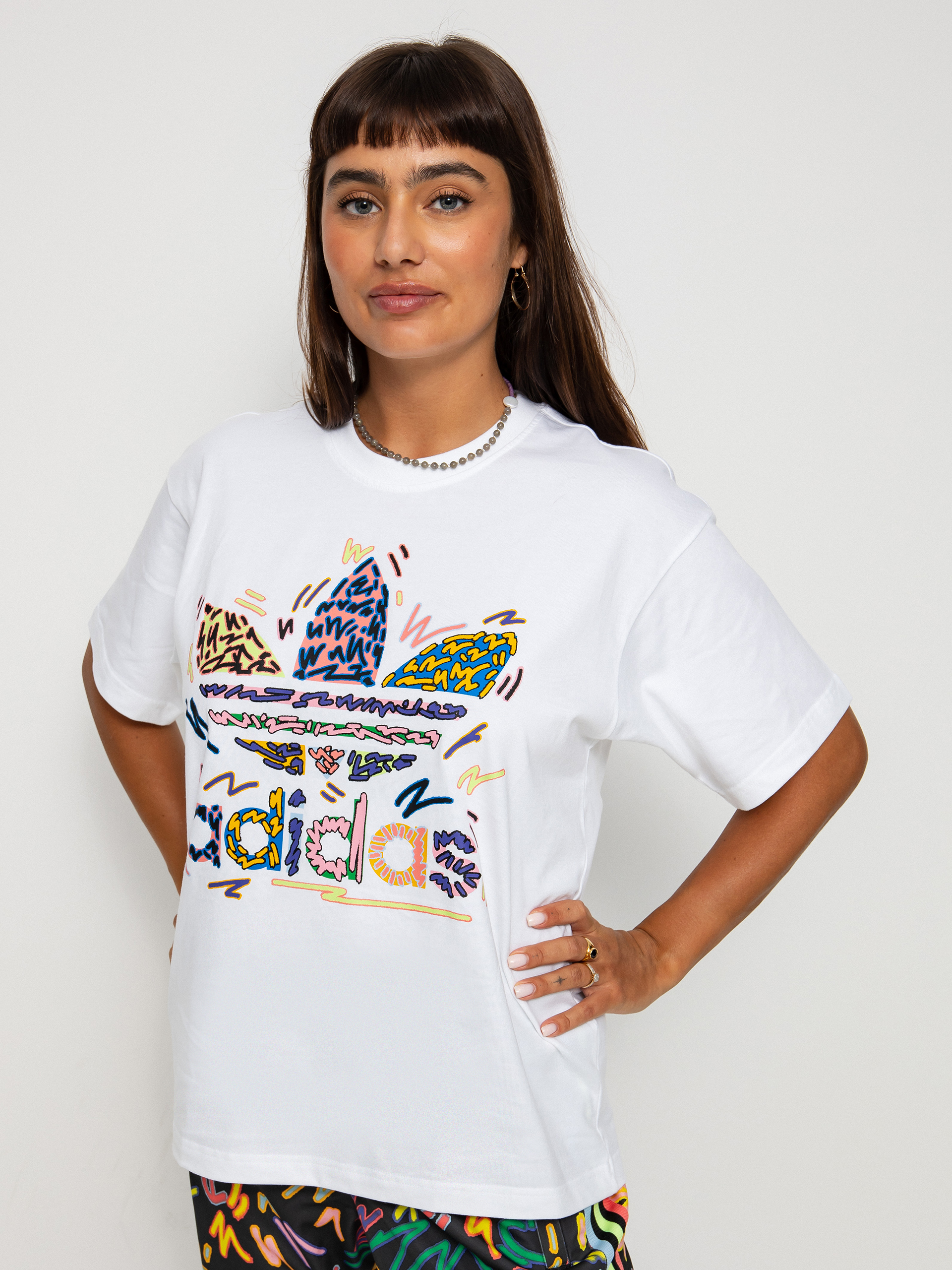 adidas Originals Loveuni Tref Te T-shirt (white/multco)