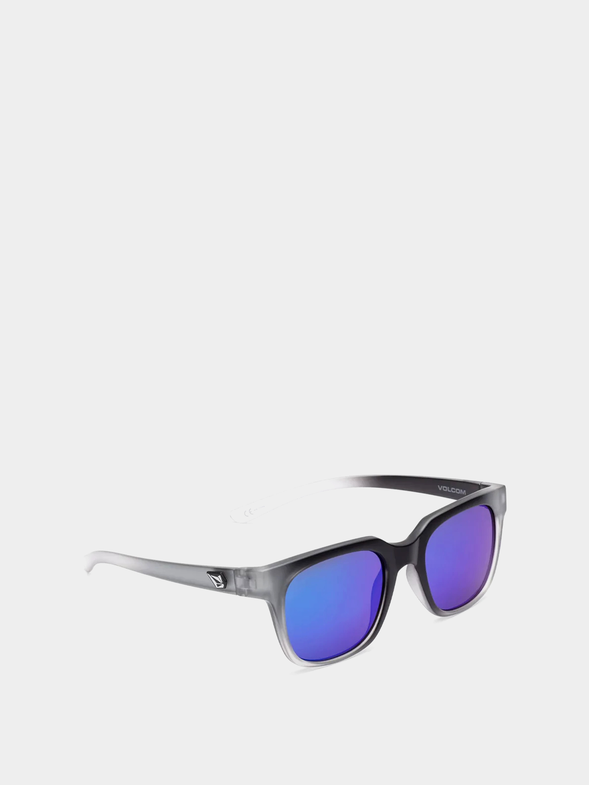 Volcom Morph Sunglasses (matte trans clear fade/gray)