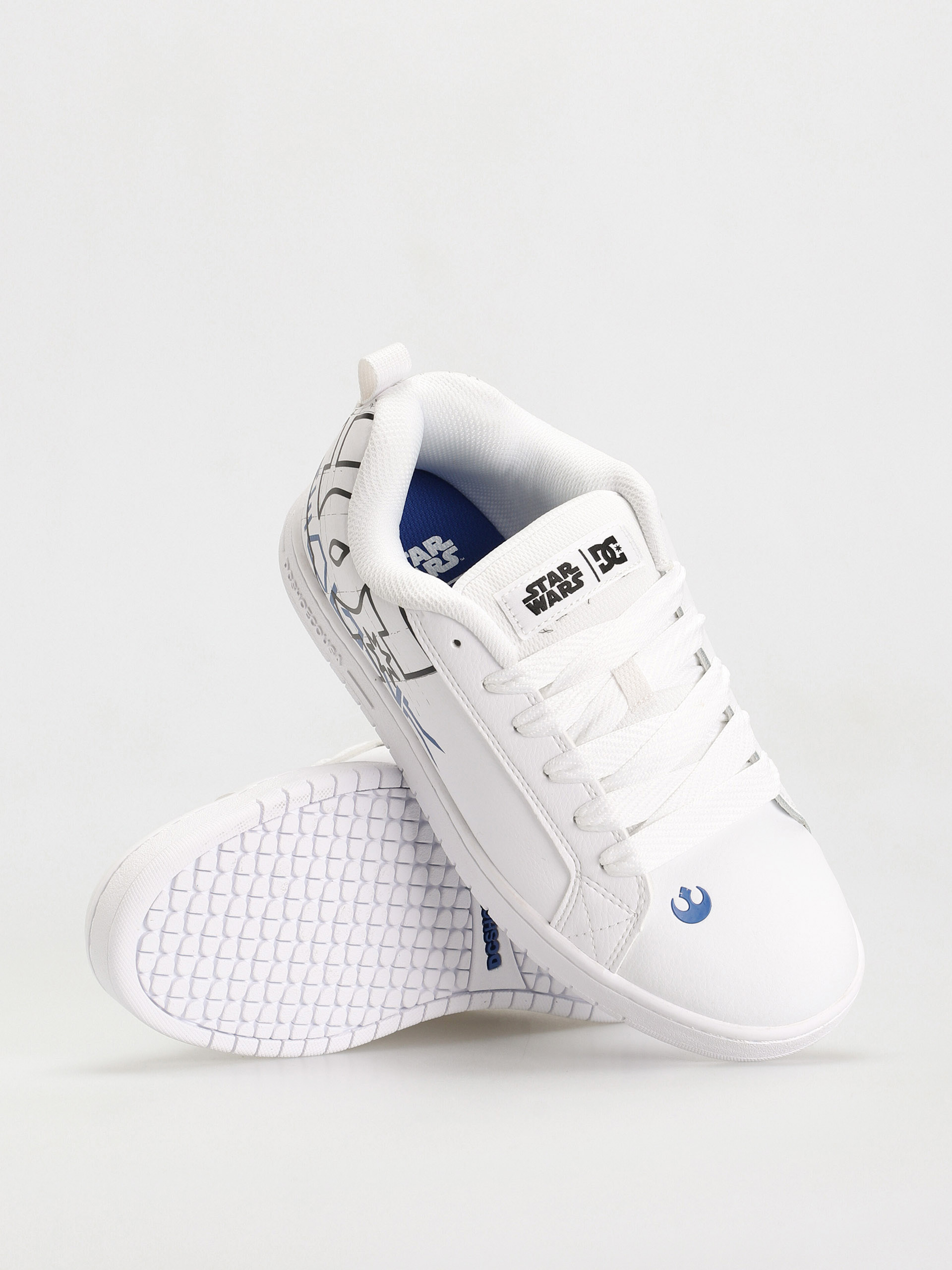 DC X Star Wars Ct Graffik Shoes (white)