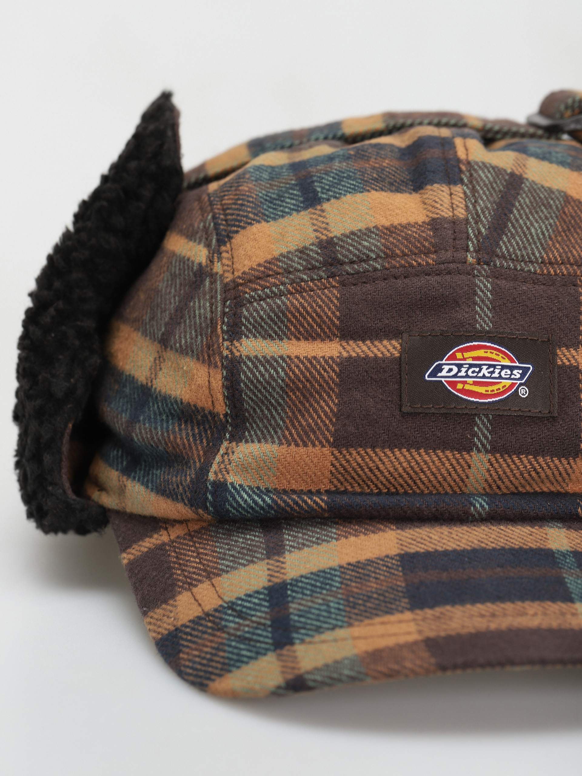 Dickies Check King Cove Cap Gingerbread