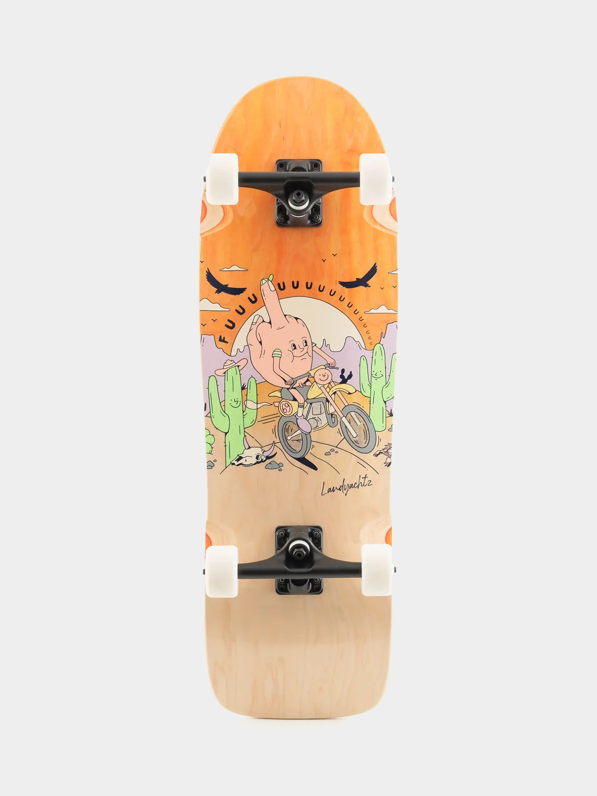 Landyachtz Atv Ditch Life Skateboard - multicolor (moto fun)