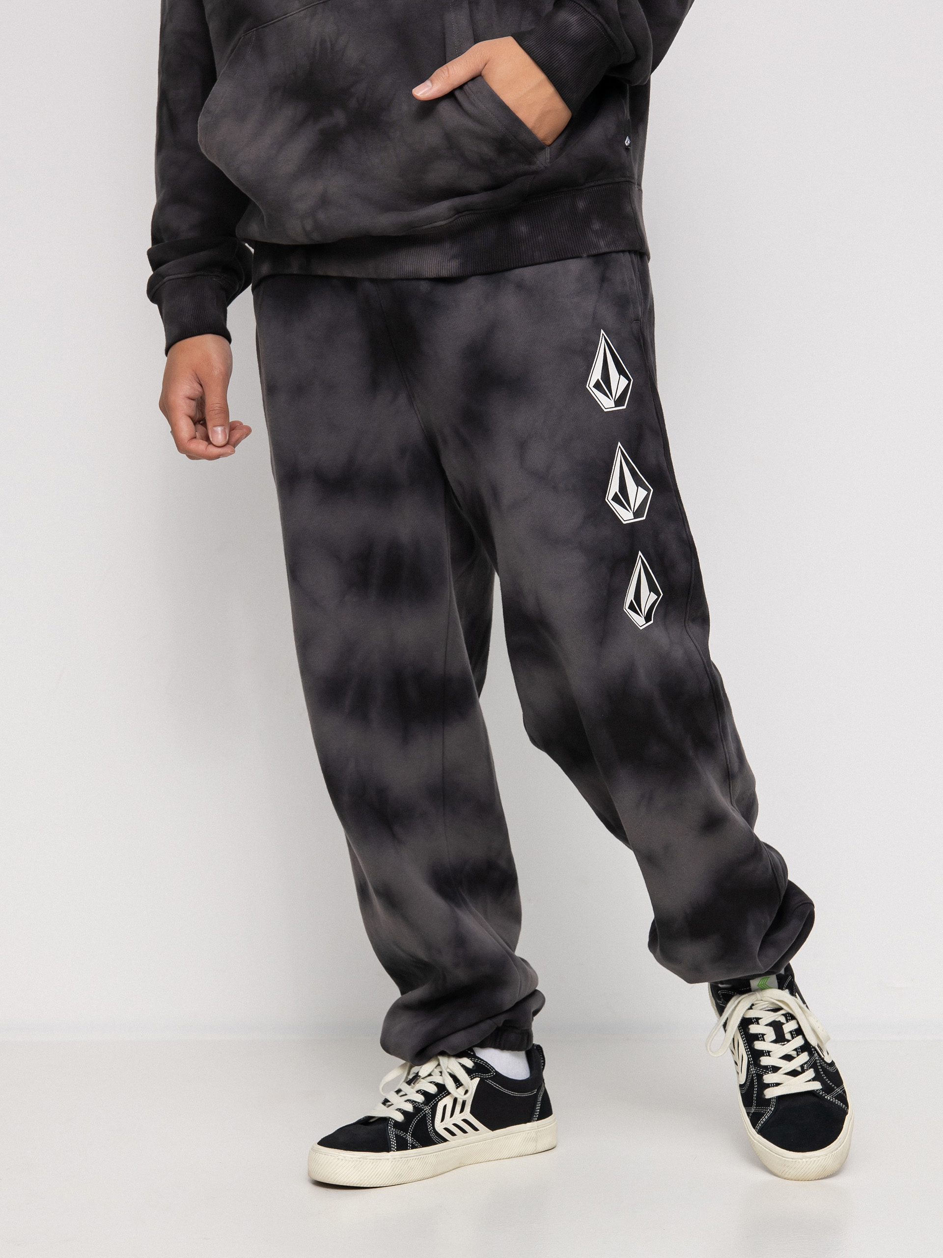 Volcom Iconic Stone Plus Fleece Pants - black (black)