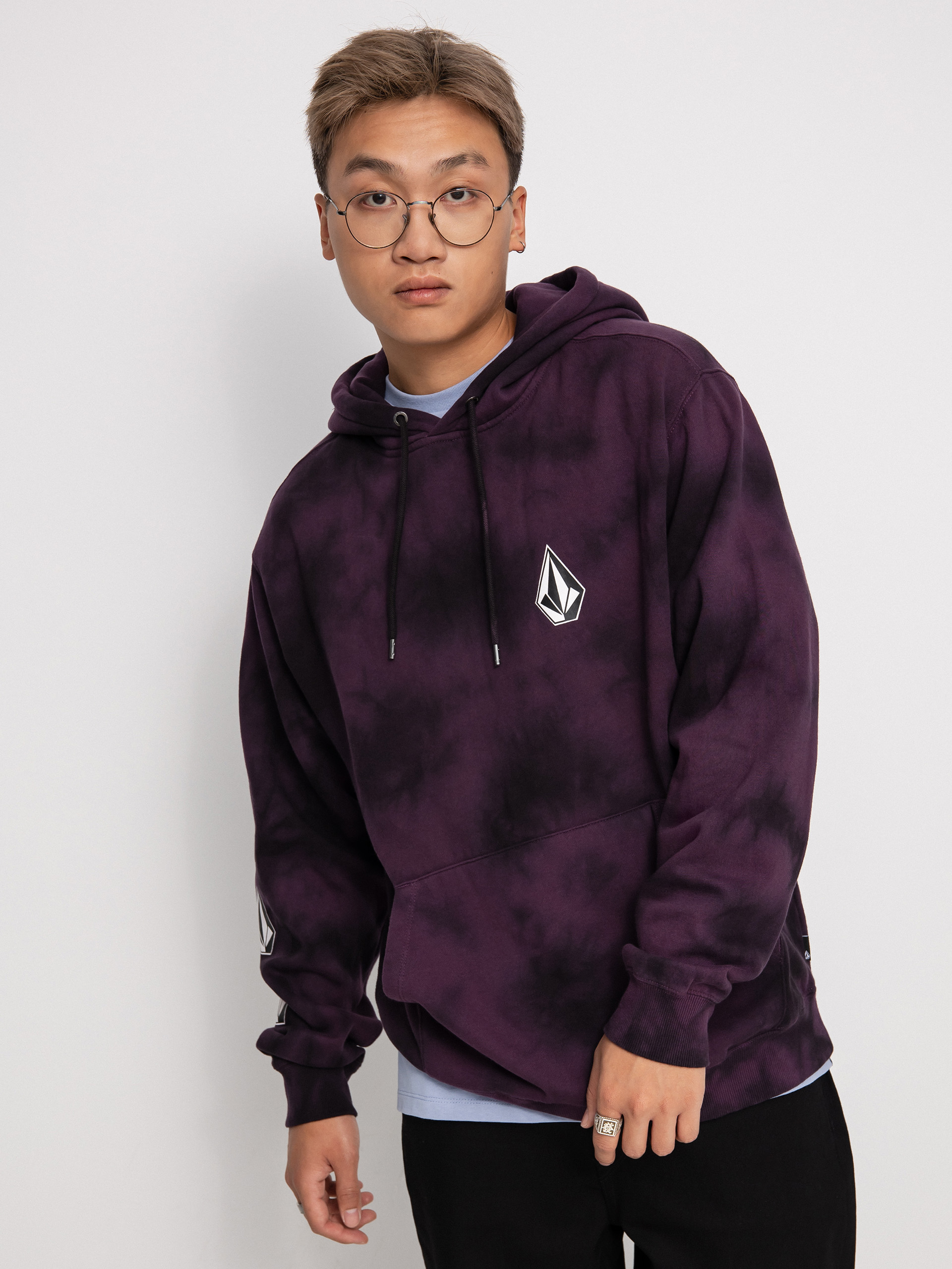 Volcom Iconic Stone Plus HD Hoodie (mulberry)