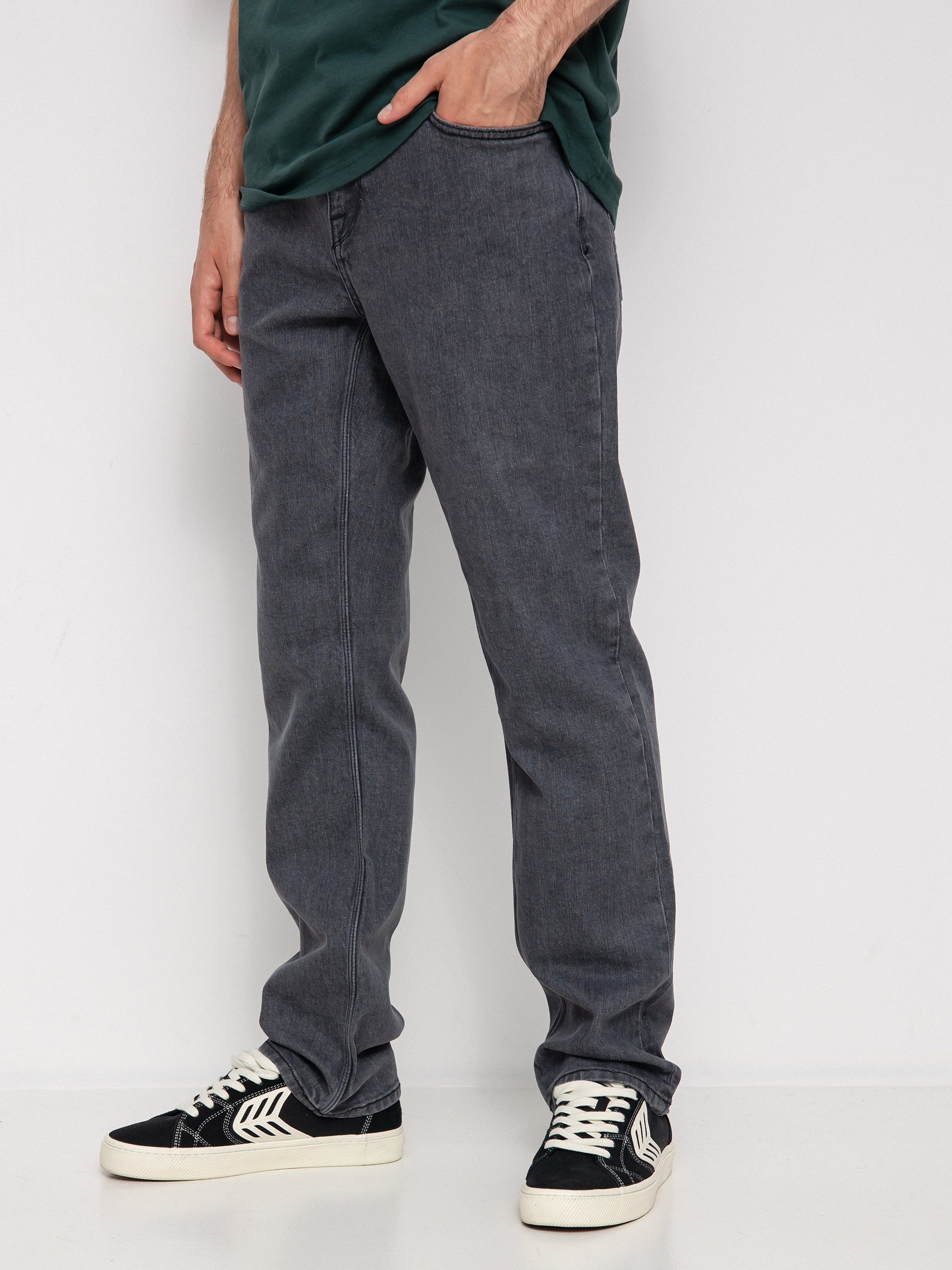Volcom Solver Denim Pants - grey (easy enzyme grey)