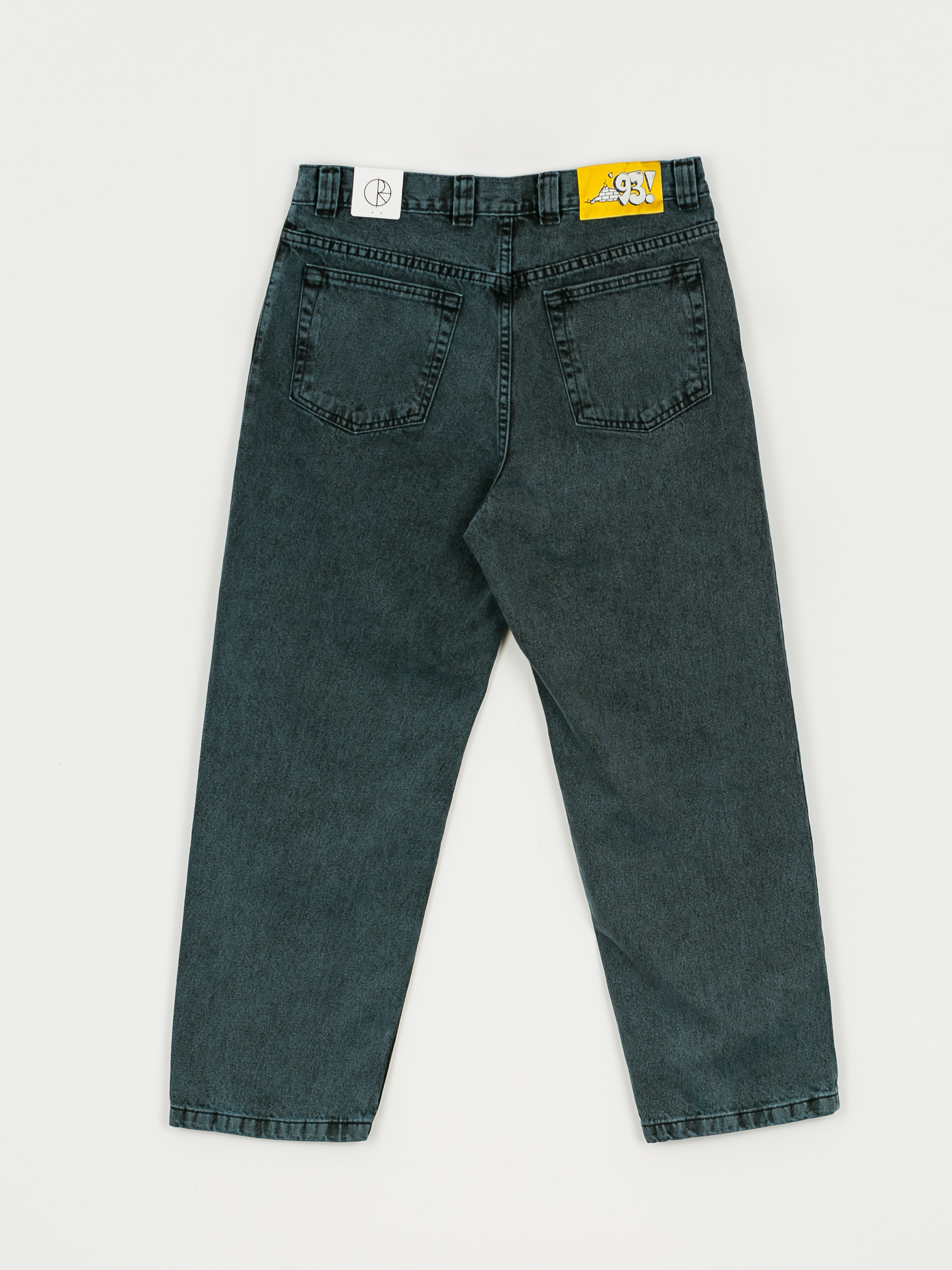 Polar Skate 93! Denim Pants (cyan black)