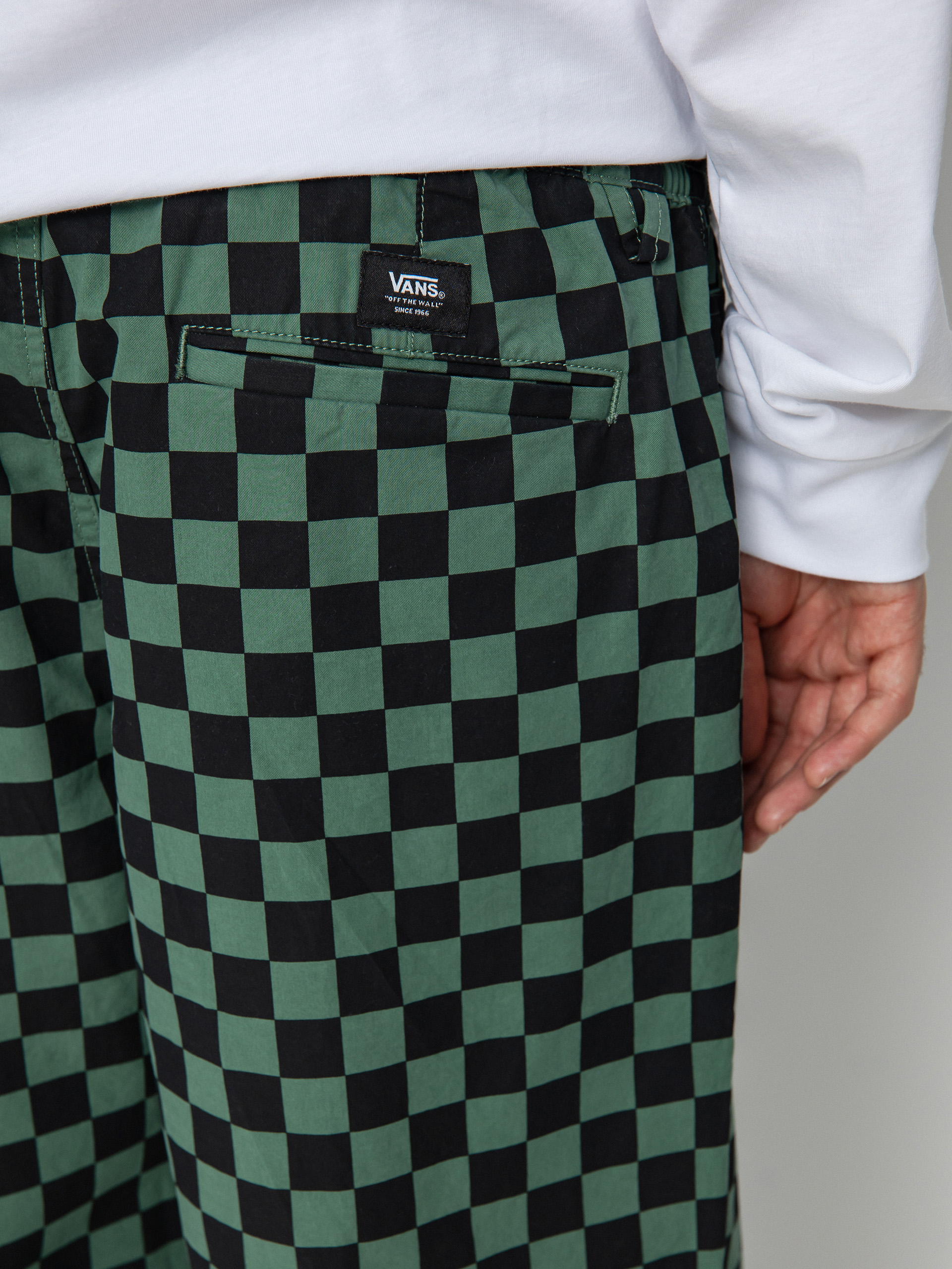 Vans Range Baggy Tapered Elastic Waist Pants - green (duck green/black)