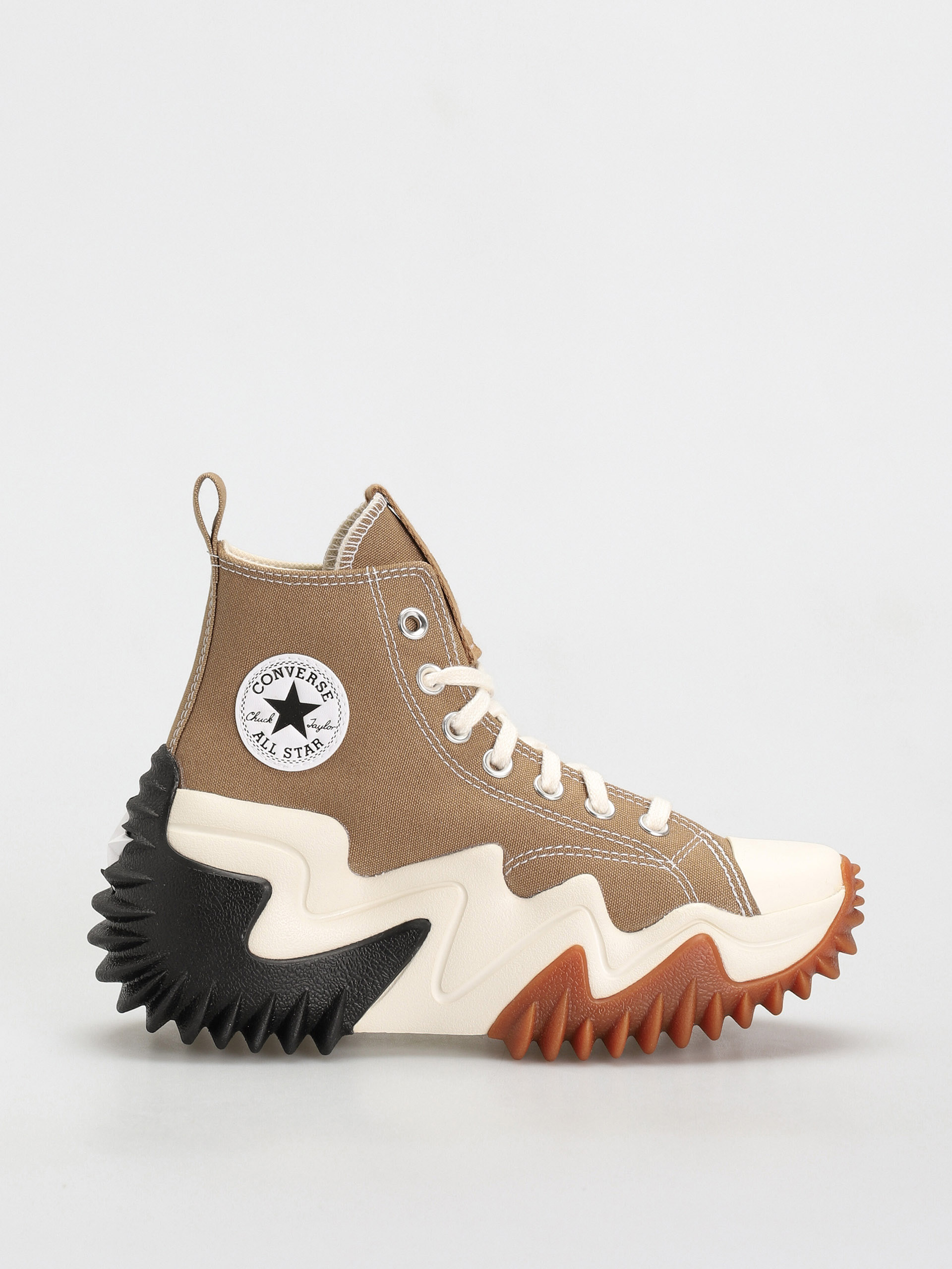 Converse Run Star Motion Hi Shoes - brown (sand dune/black/egret)