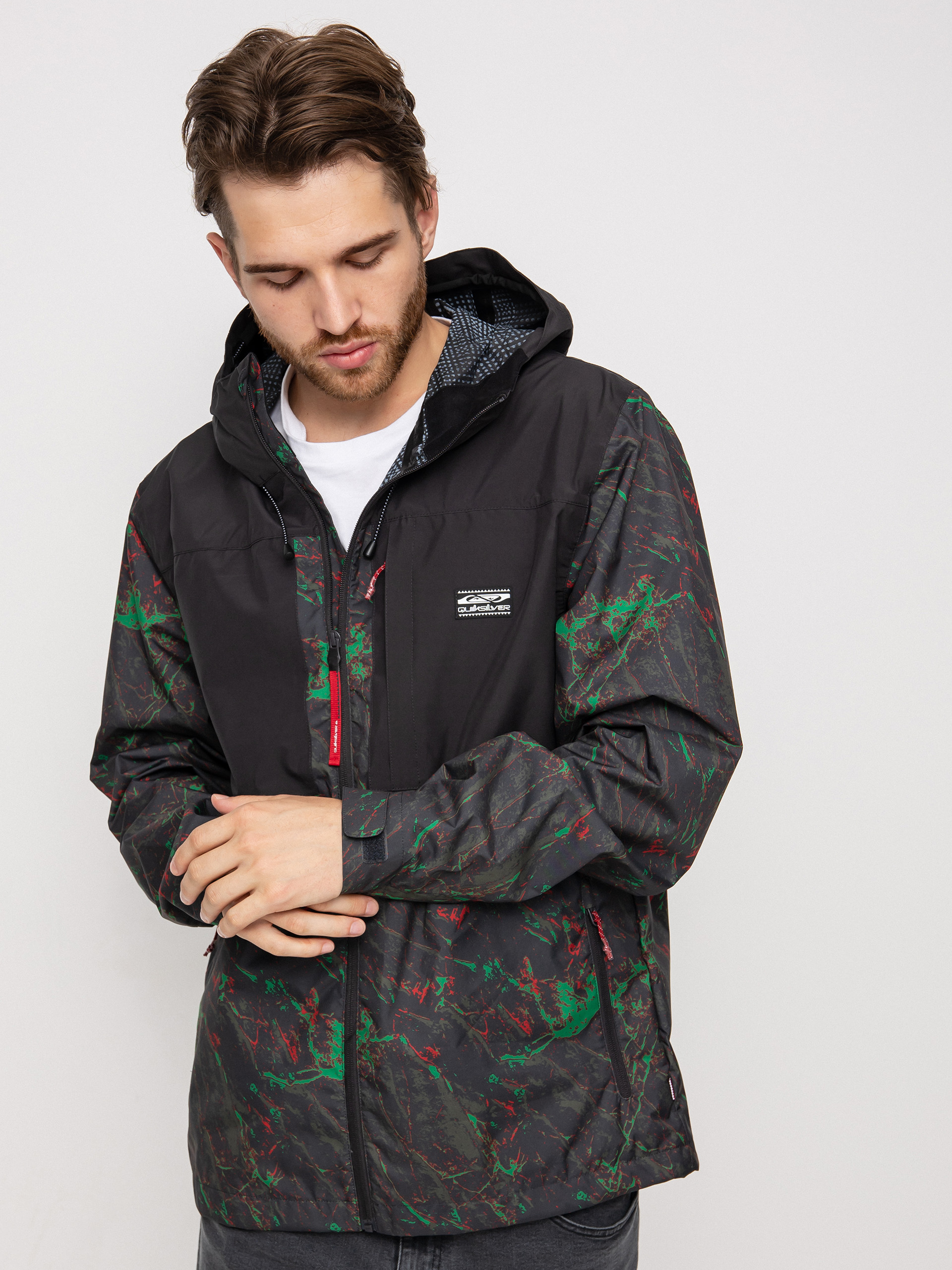 Quiksilver Lizard Heads Jacket - green (rock face phantom)