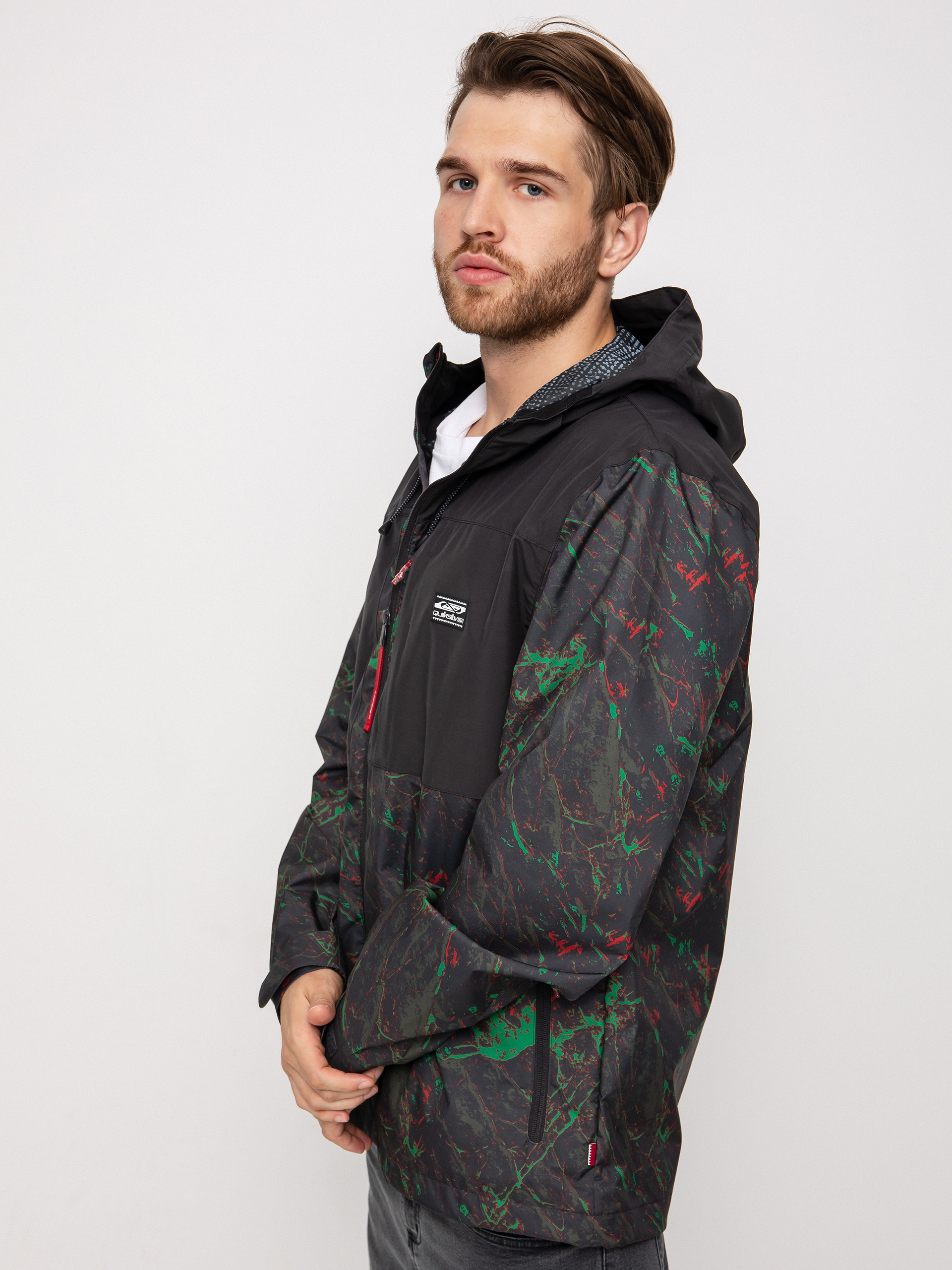 Quiksilver Lizard Heads Jacket - green (rock face phantom)