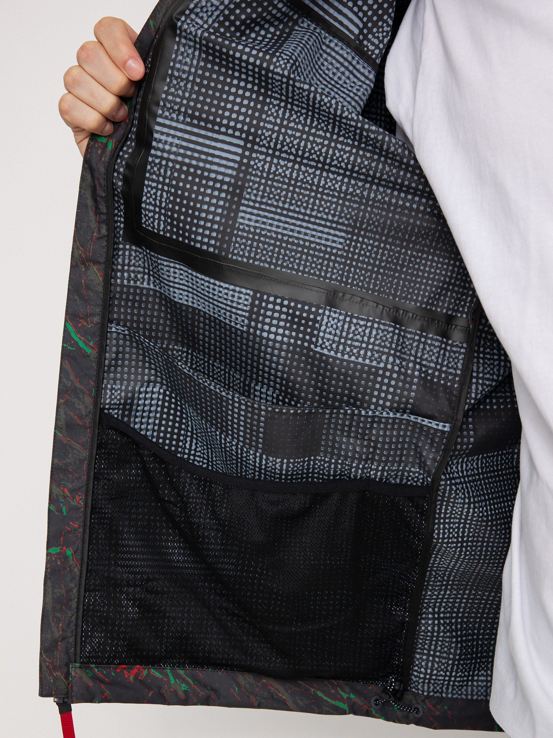 Quiksilver Lizard Heads Jacket - green (rock face phantom)