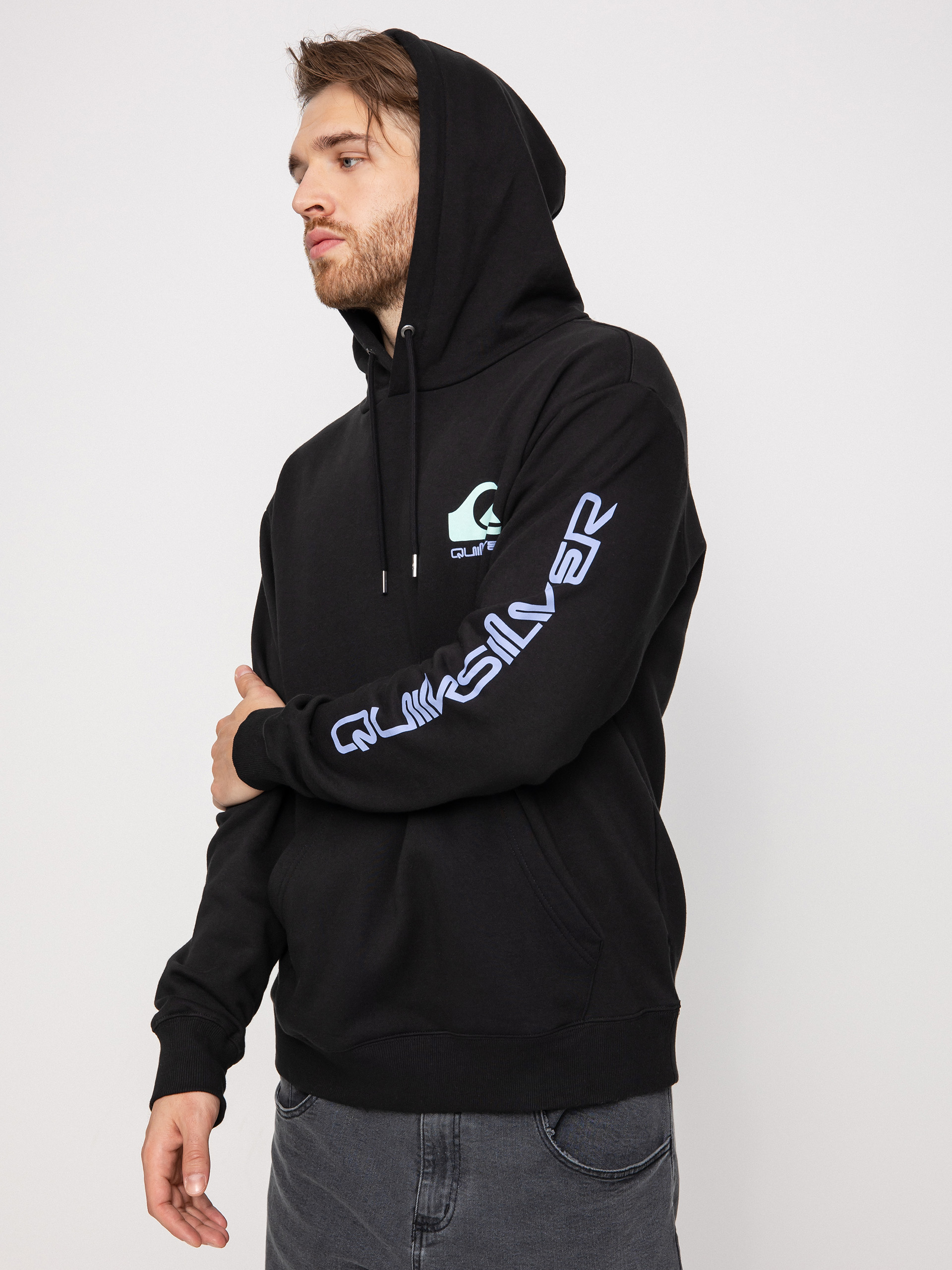 Quiksilver Omni Logo HD Hoodie (black)