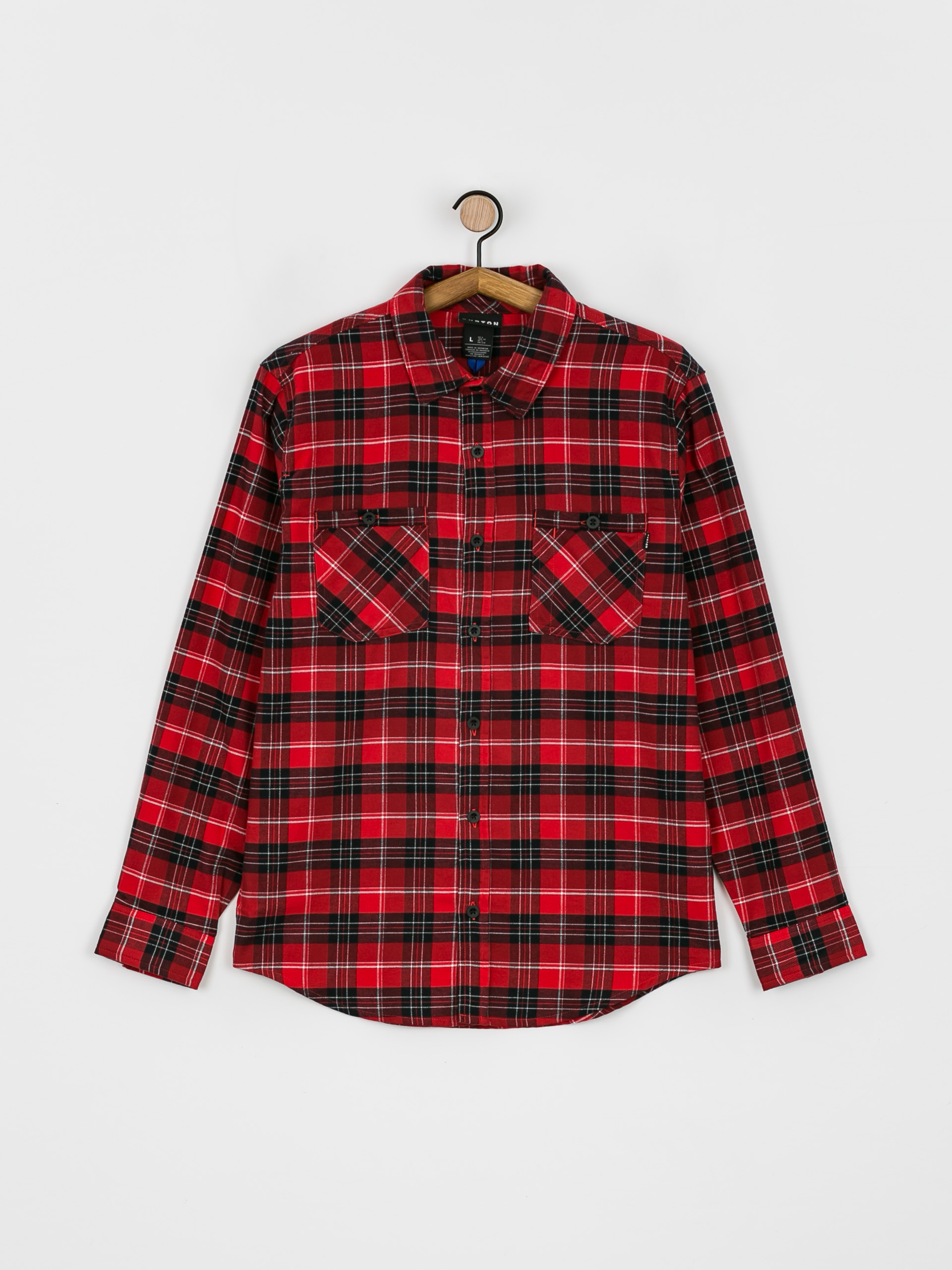 Burton Favorite Flannel Shirt (tomato bradley plaid)